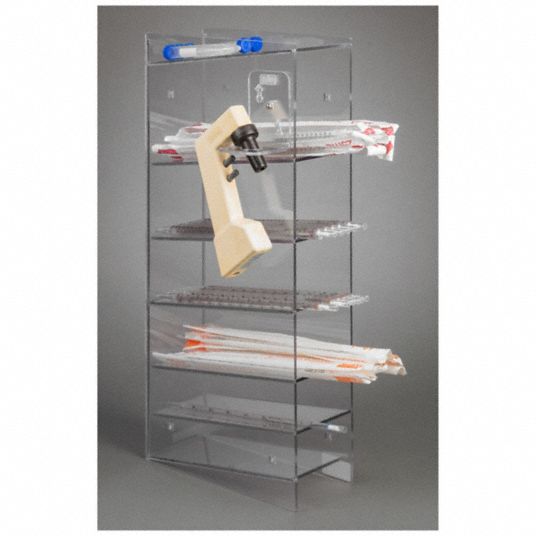4 7/8 in Overall Wd, 24 5/8 in Overall Ht, Serological Pipette Holder ...