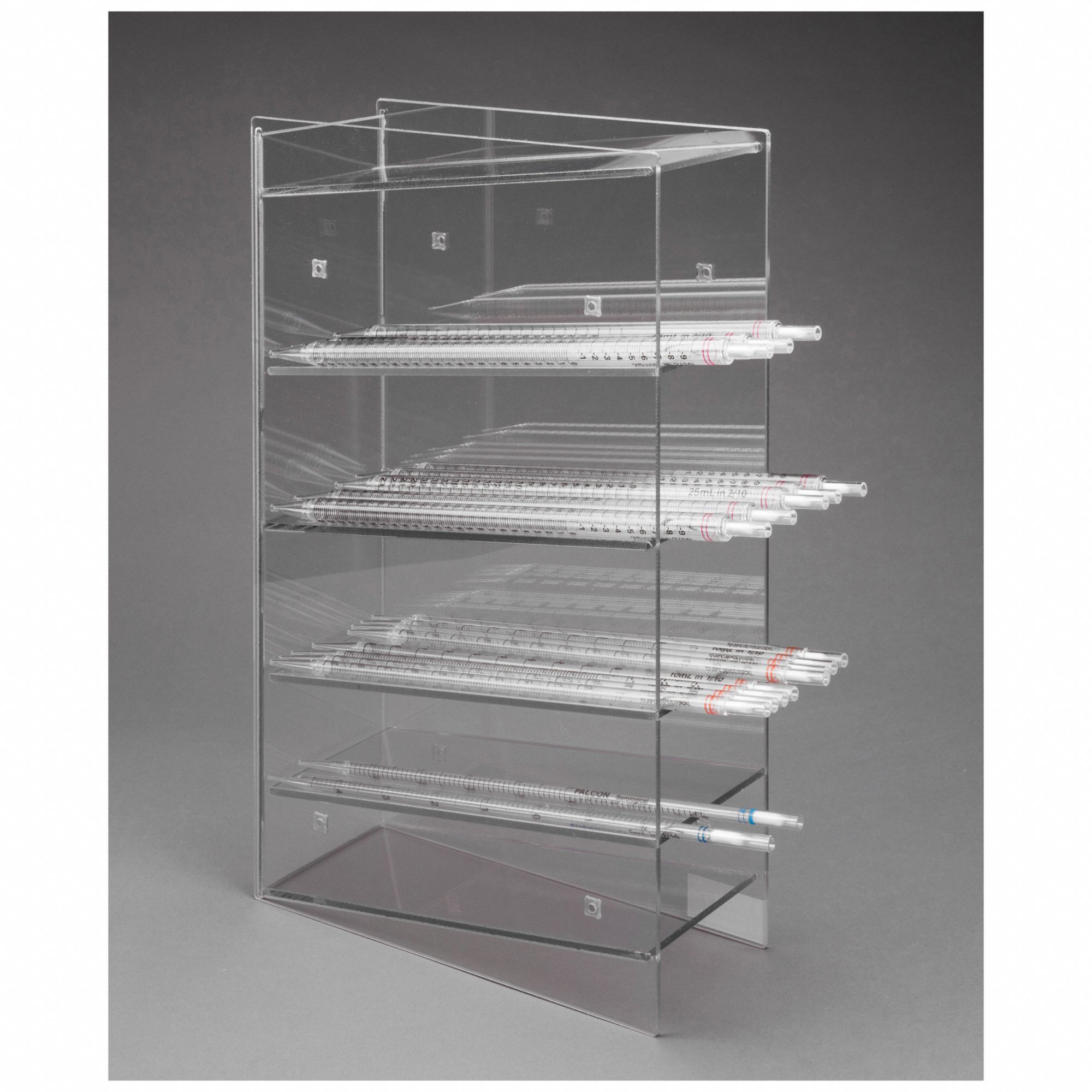 4 7/8 in Overall Wd, 18 3/4 in Overall Ht, Serological Pipette Holder ...