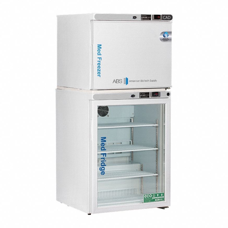 AMERICAN BIOTECH SUPPLY, 5.2 cu ft Refrigerator Capacity, Auto ...