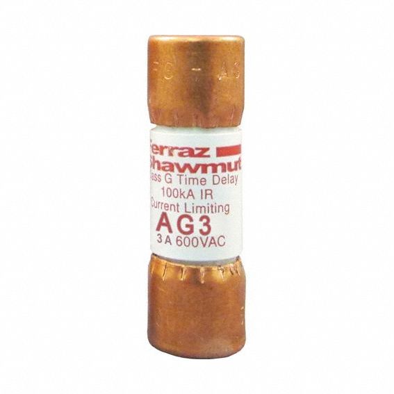 MERSEN, Class G, AG Series, Fuse - 5LCN5|AG3 - Grainger