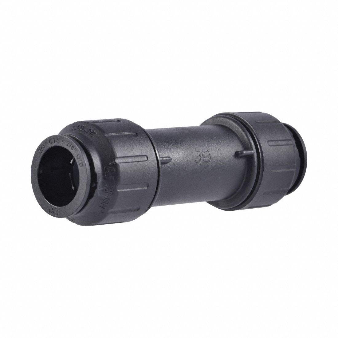 SHARKBITE, Straight, 3/4 in Pipe x 3/4 in Pipe Size, Push-Fit Coupling Fitting - 884HF1|PL0622A ...