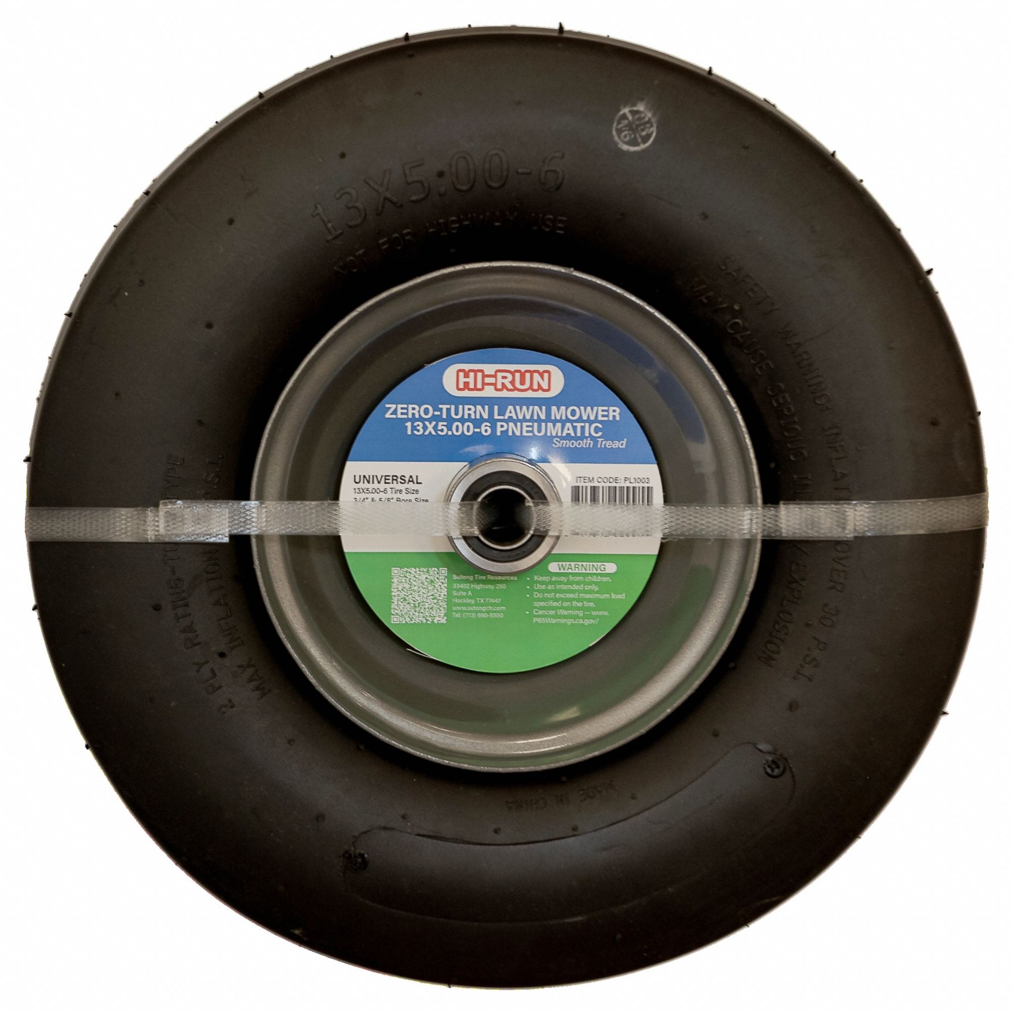 HI-RUN, Off-Road Tire and Wheel Assembly, 13X5.00-6 Tire Size, Tires ...