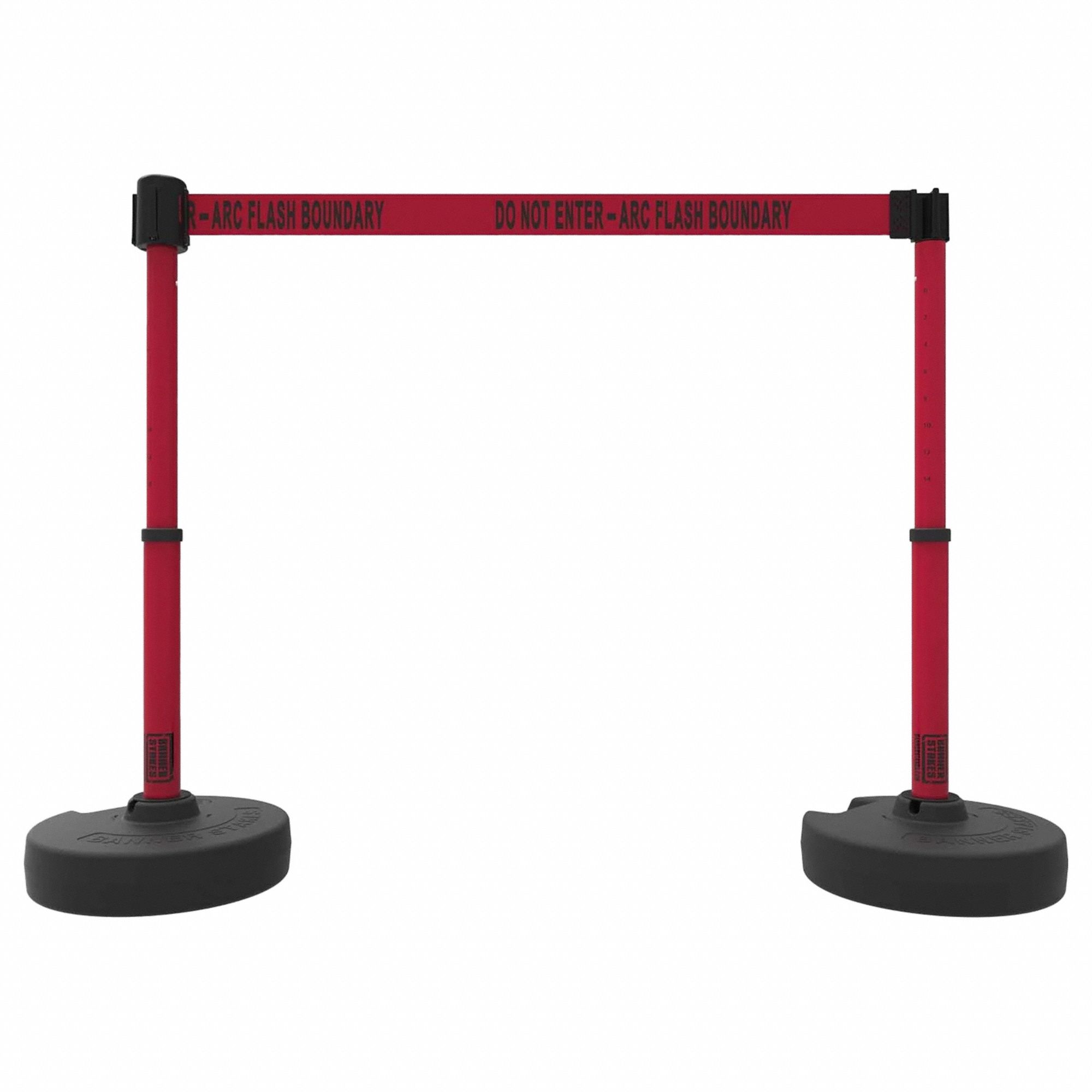 42 in Post Ht, 15 ft Belt Lg, Belt Barrier System - 53XW15|PL4297 ...