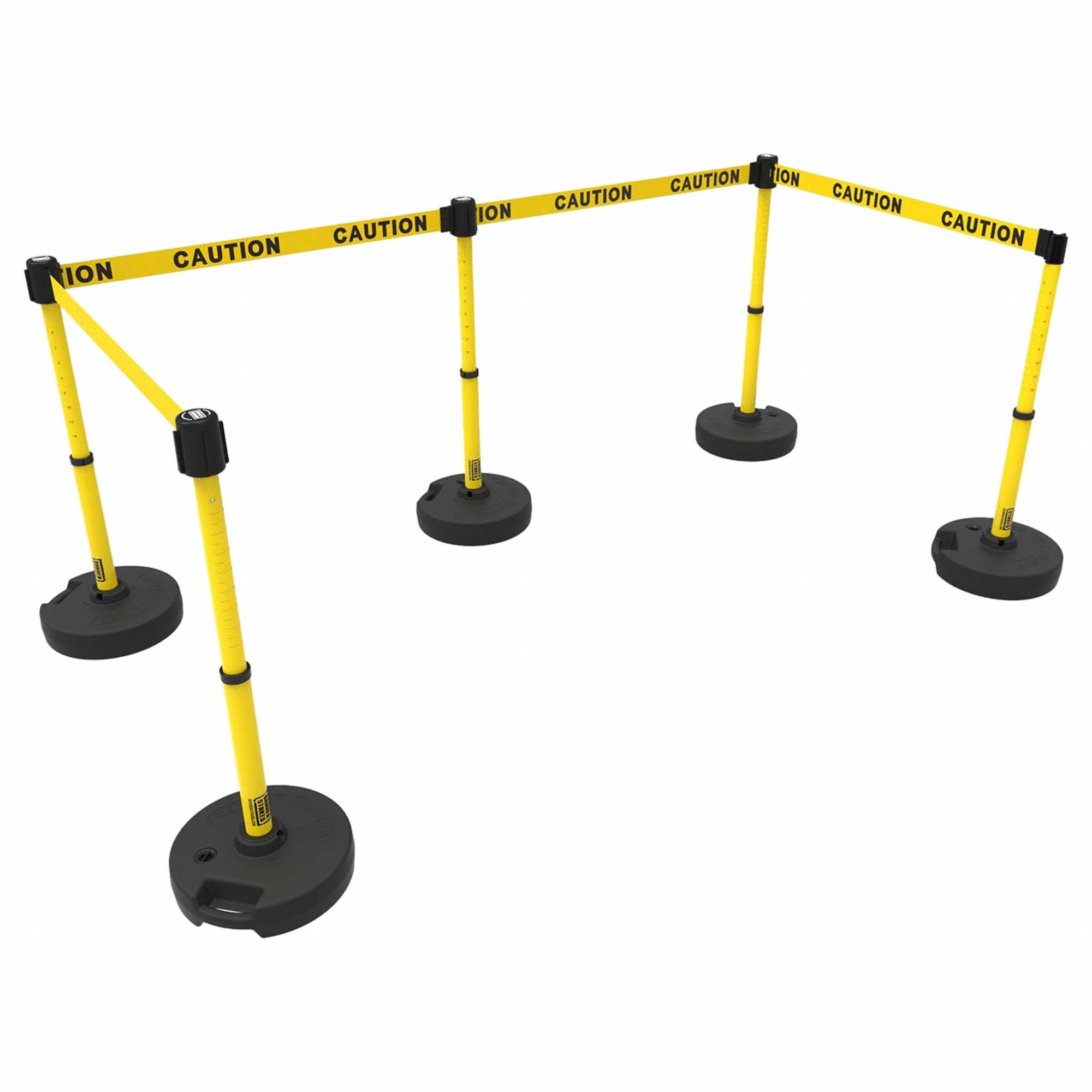 42 in Post Ht, 15 ft Belt Lg, Belt Barrier System - 53XW23|PL4582 ...