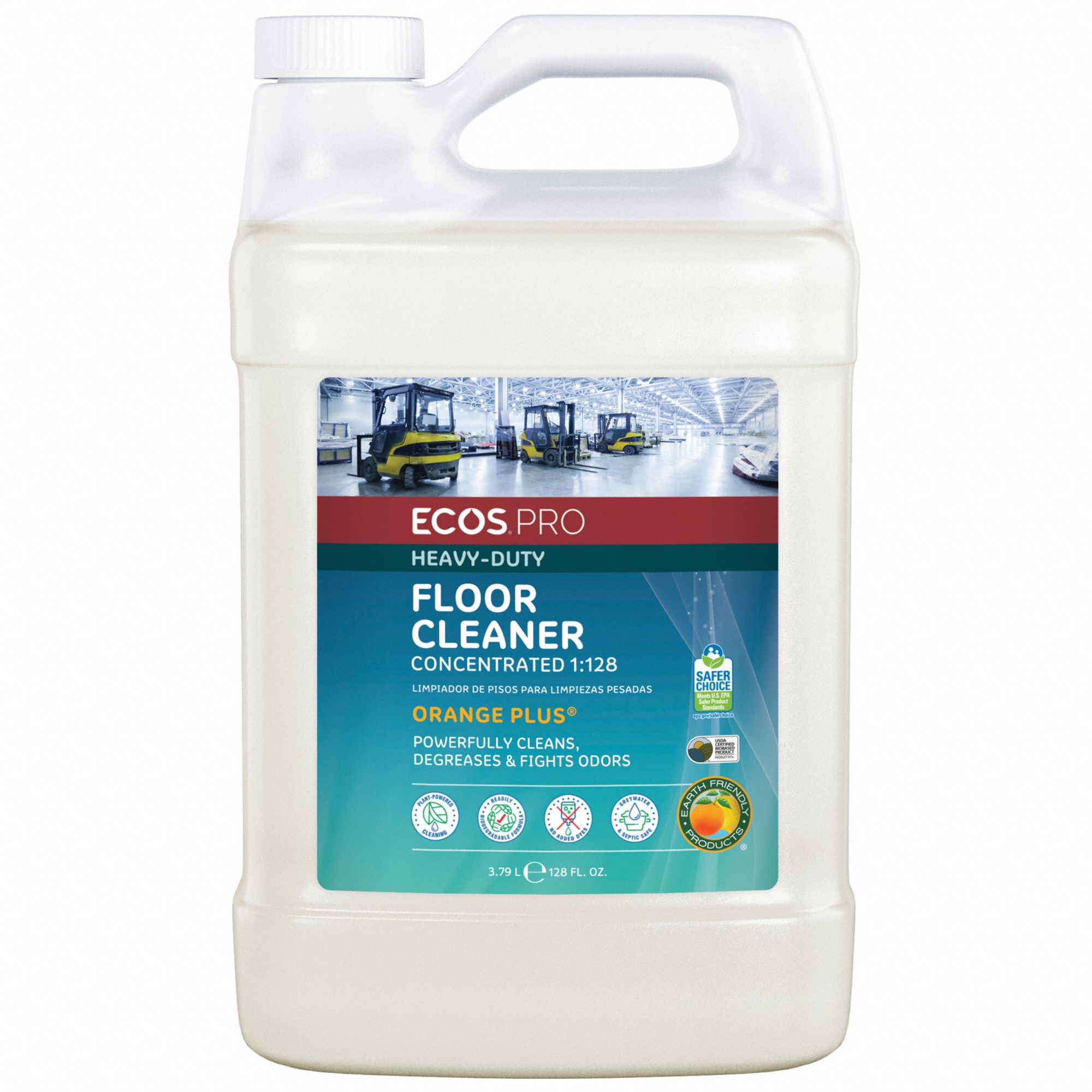 ECOS PRO, Jug, 1 gal Container Size, Floor Cleaner - 800WM7|PL9448/04 ...