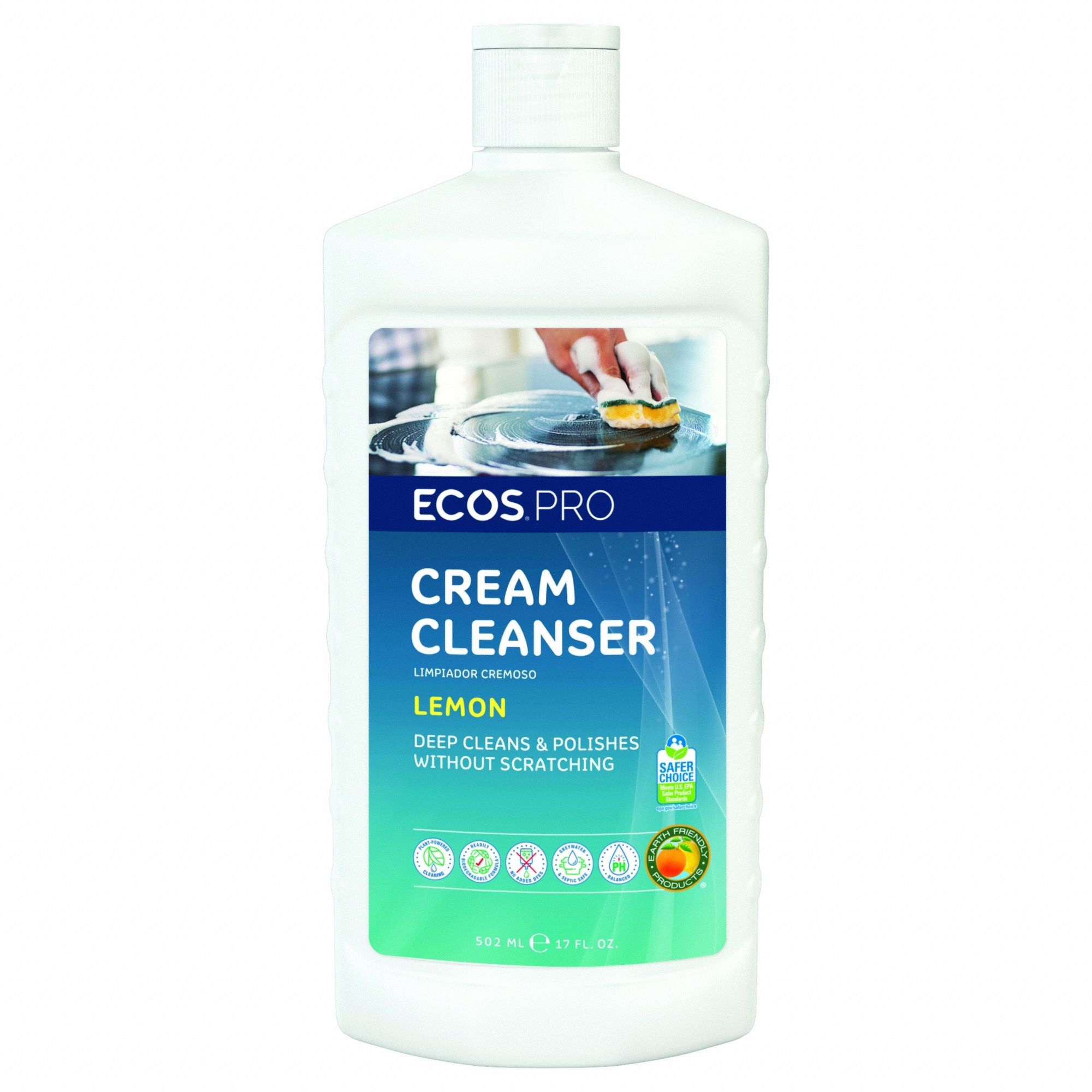 ECOS PRO, Bottle, 17 oz Container Size, Cream Cleanser - 807EH1|PL9701 ...