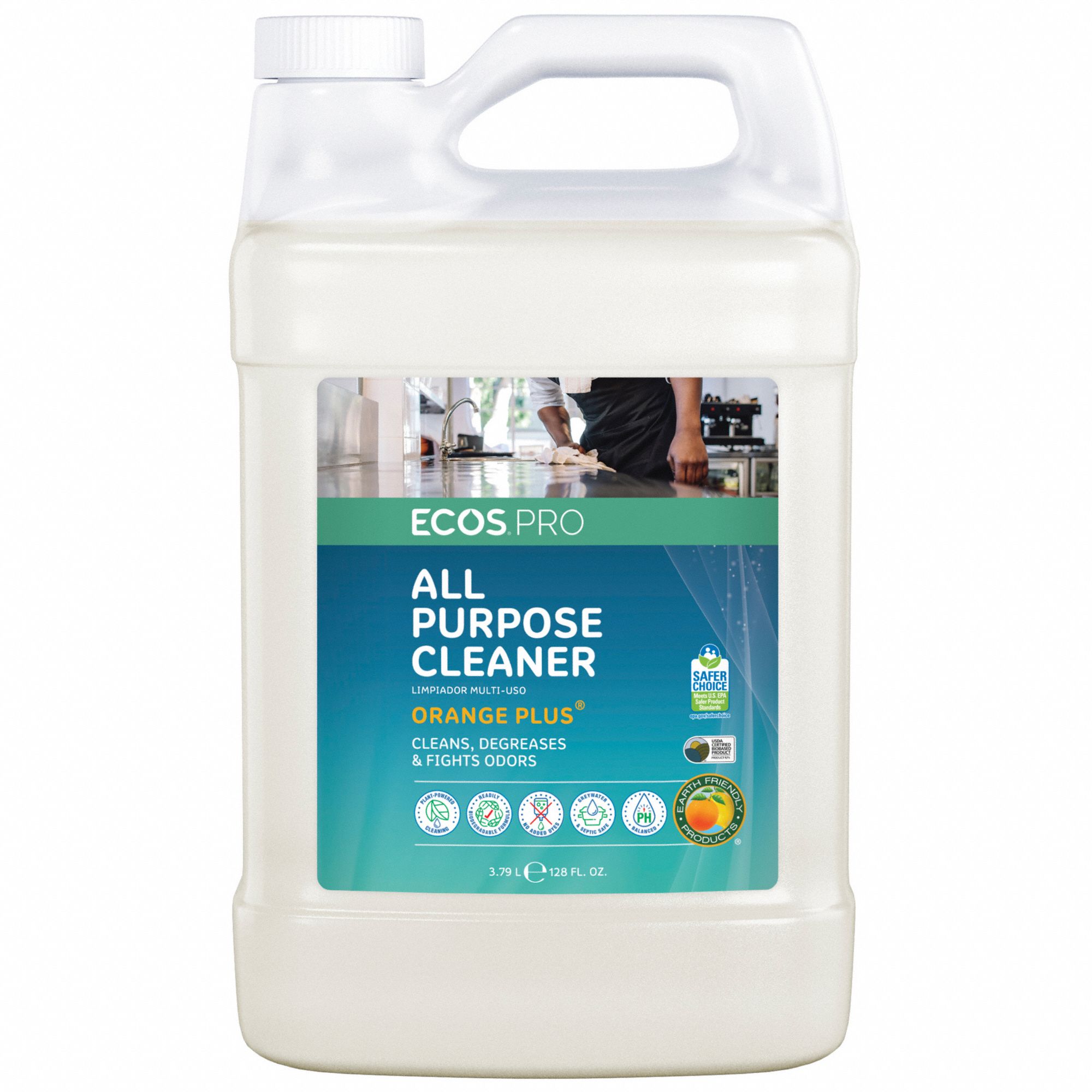 ECOS PRO, Jug, 1 gal Container Size, All Purpose Cleaner - 800WM5 ...