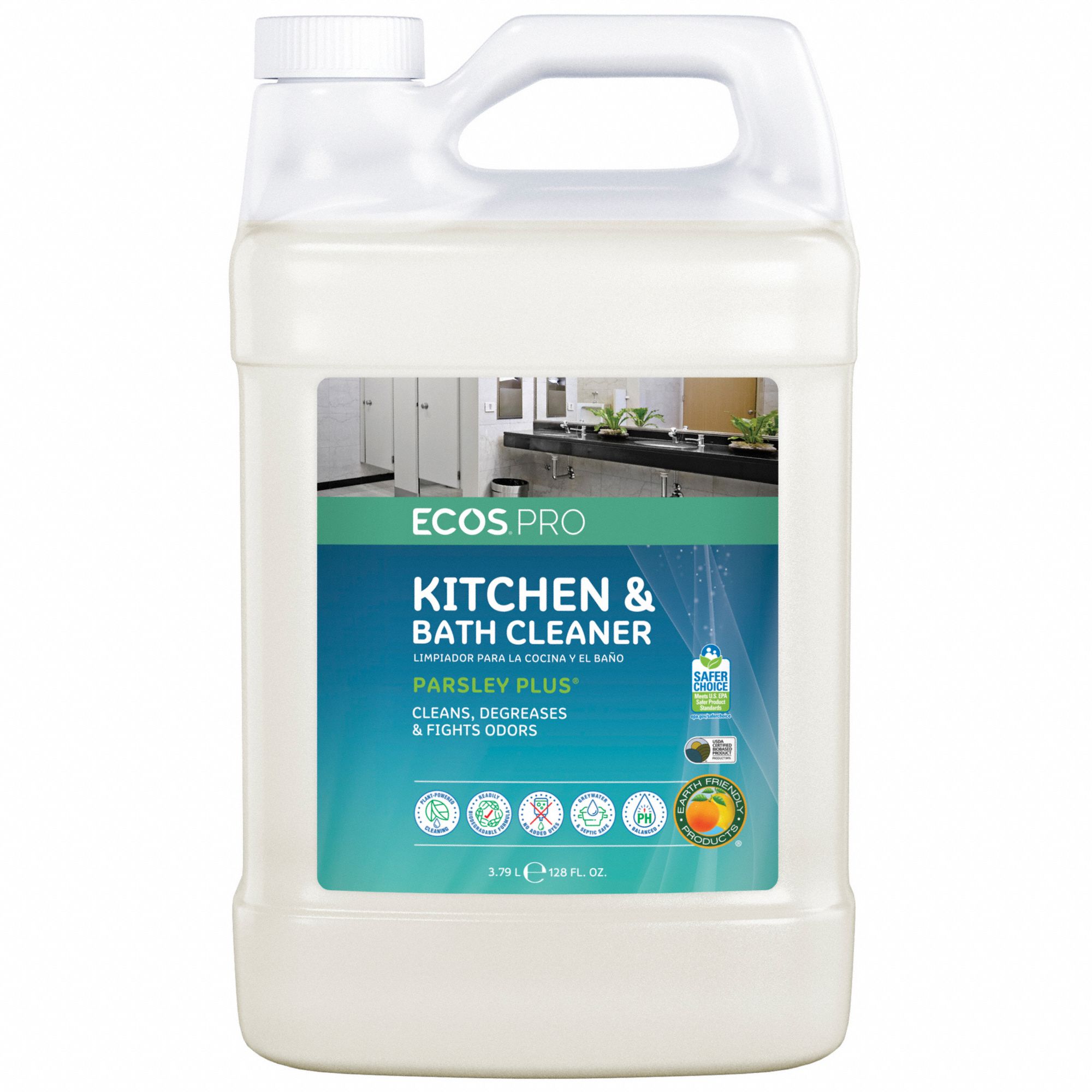 ECOS PRO, Jug, 1 gal Container Size, Kitchen and Bathroom Cleaner ...