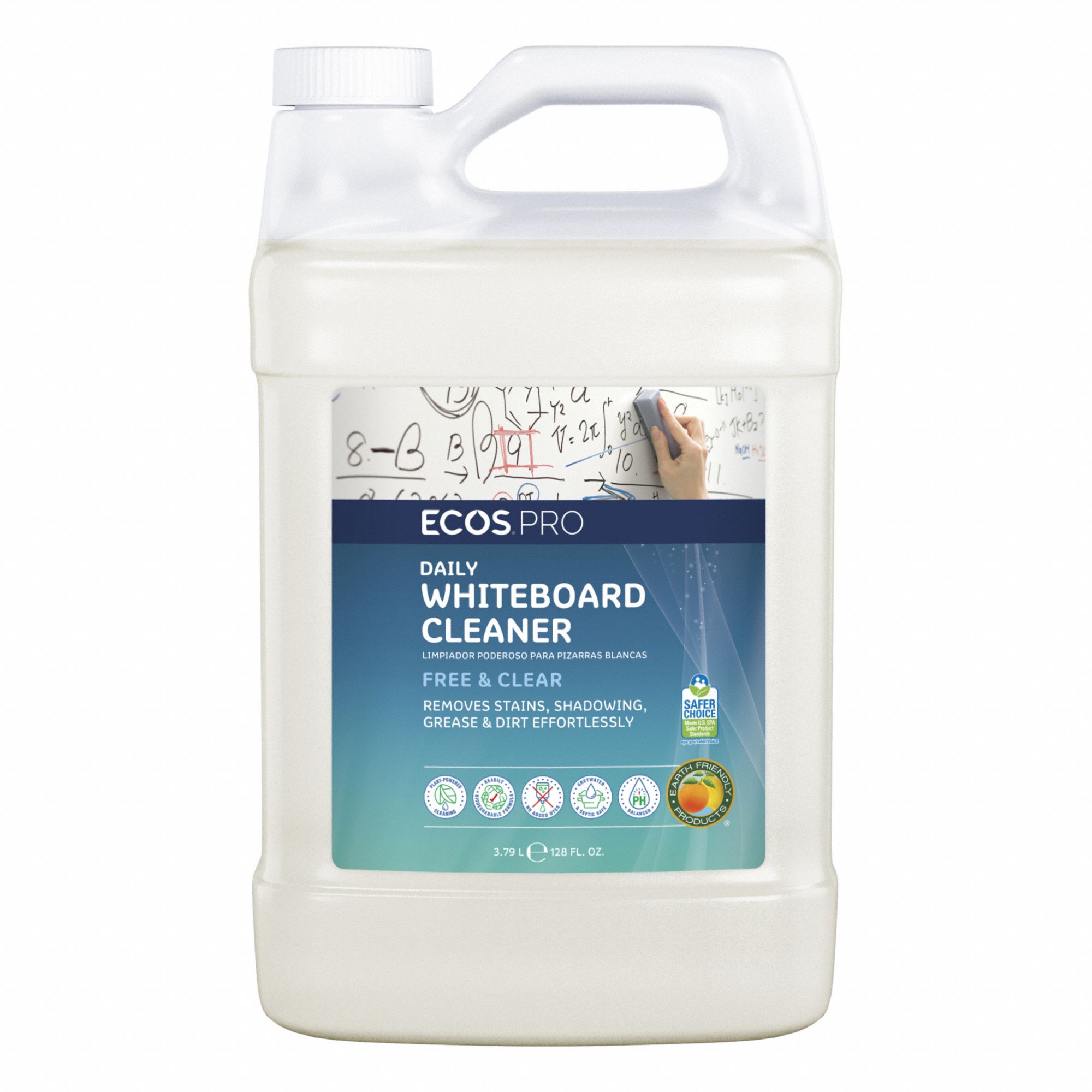ECOS PRO, Removes Dry Erase Markers, 128 oz Overall Volume, Dry Erase ...