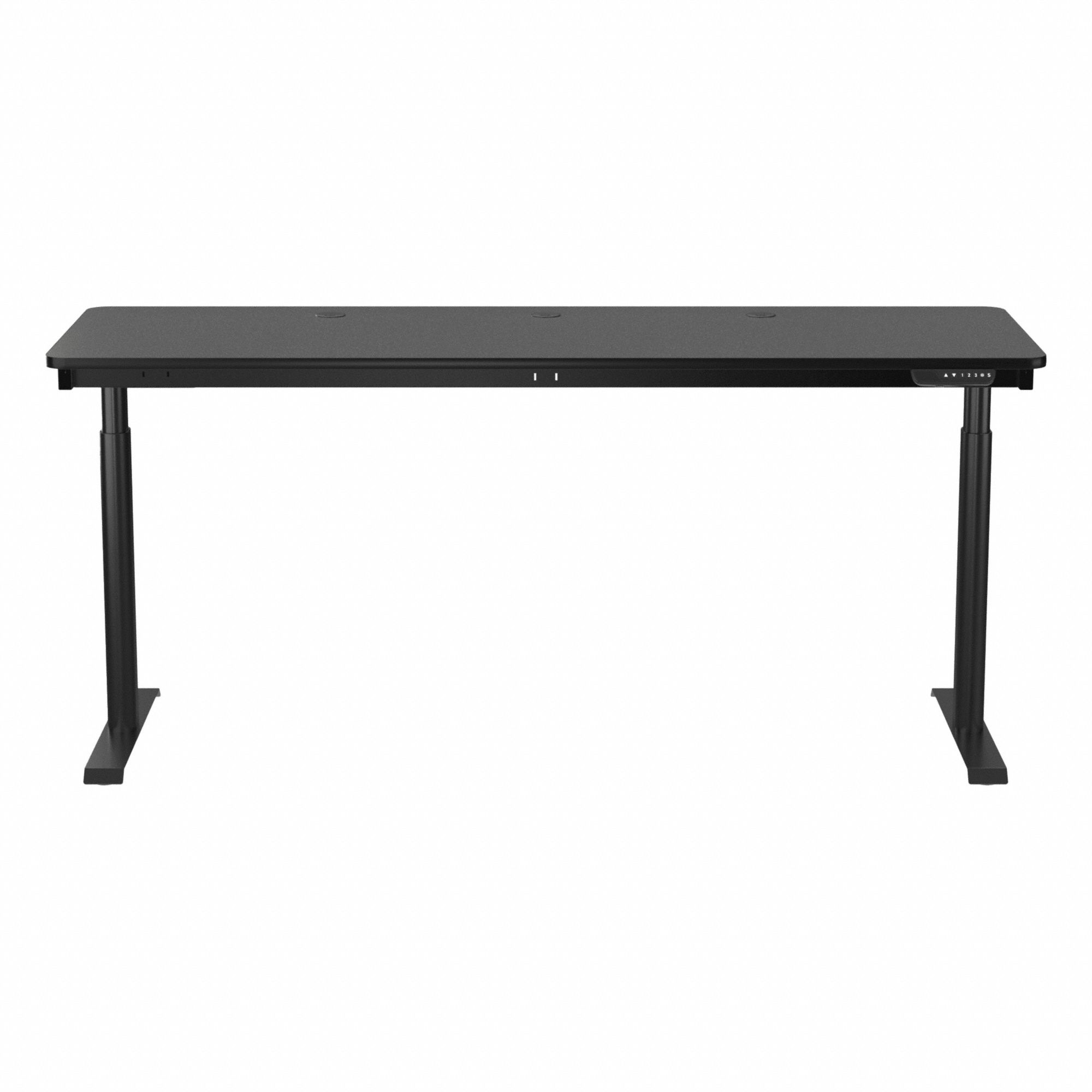 VERSADESK, Black, Wood, Electric Sit-Stand Desk - 875LW6|VT1077224 ...