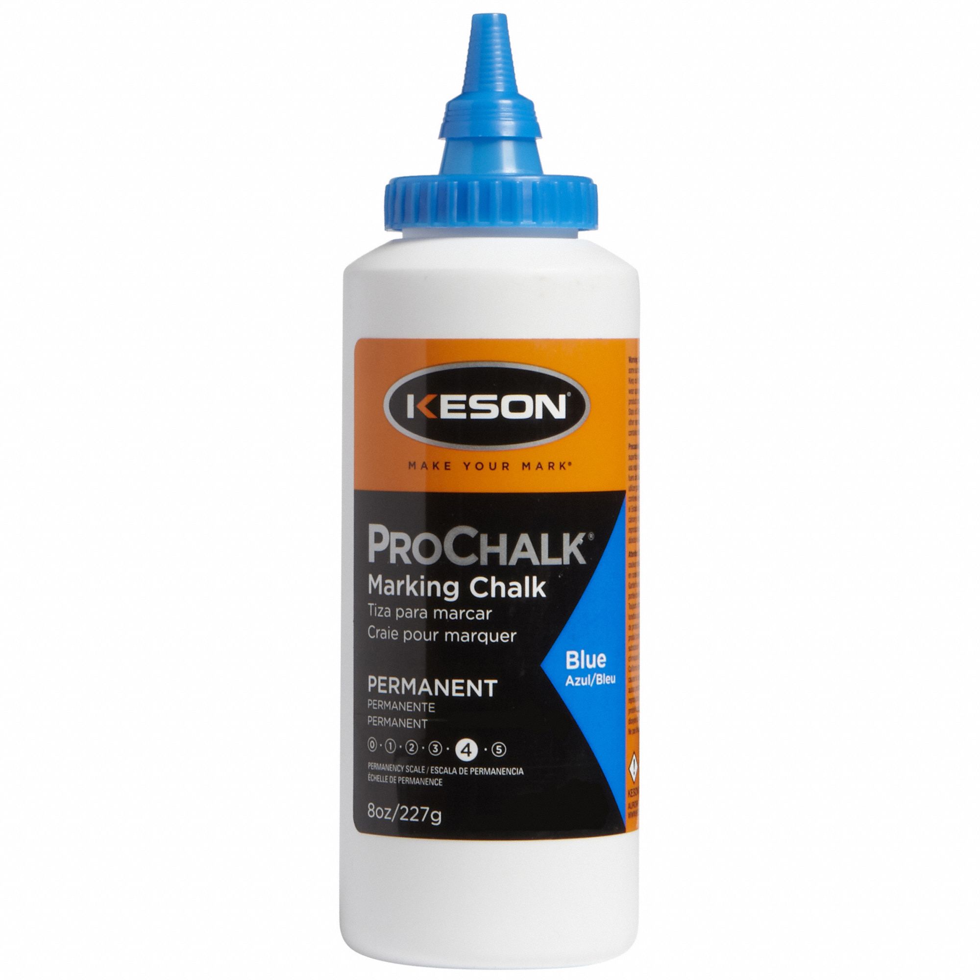 KESON, Blue, Permanent, Marking Chalk - 6XGL9|PM8BLUE - Grainger