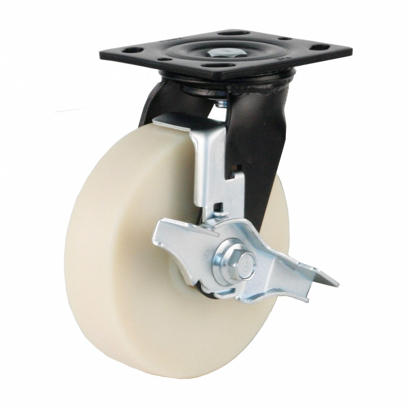 FOOT MASTER, Swivel, Nylon, Plate Caster - 819UA0|PME-150-BSF-MCD ...