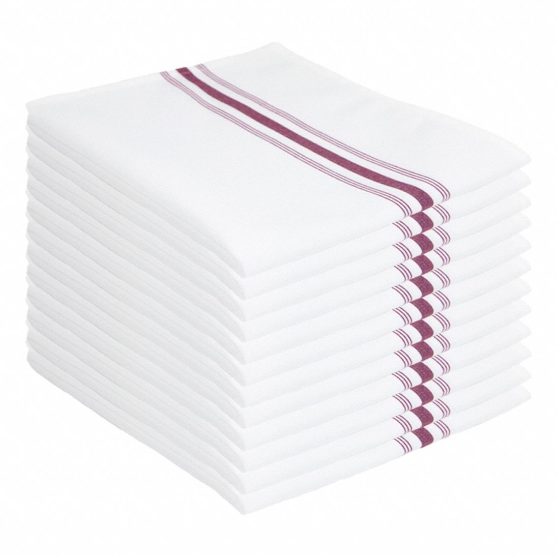 MONARCH, Burgundy, 18 in, Table Linens - 813WX3|PNP-BISTRO-BUR - Grainger