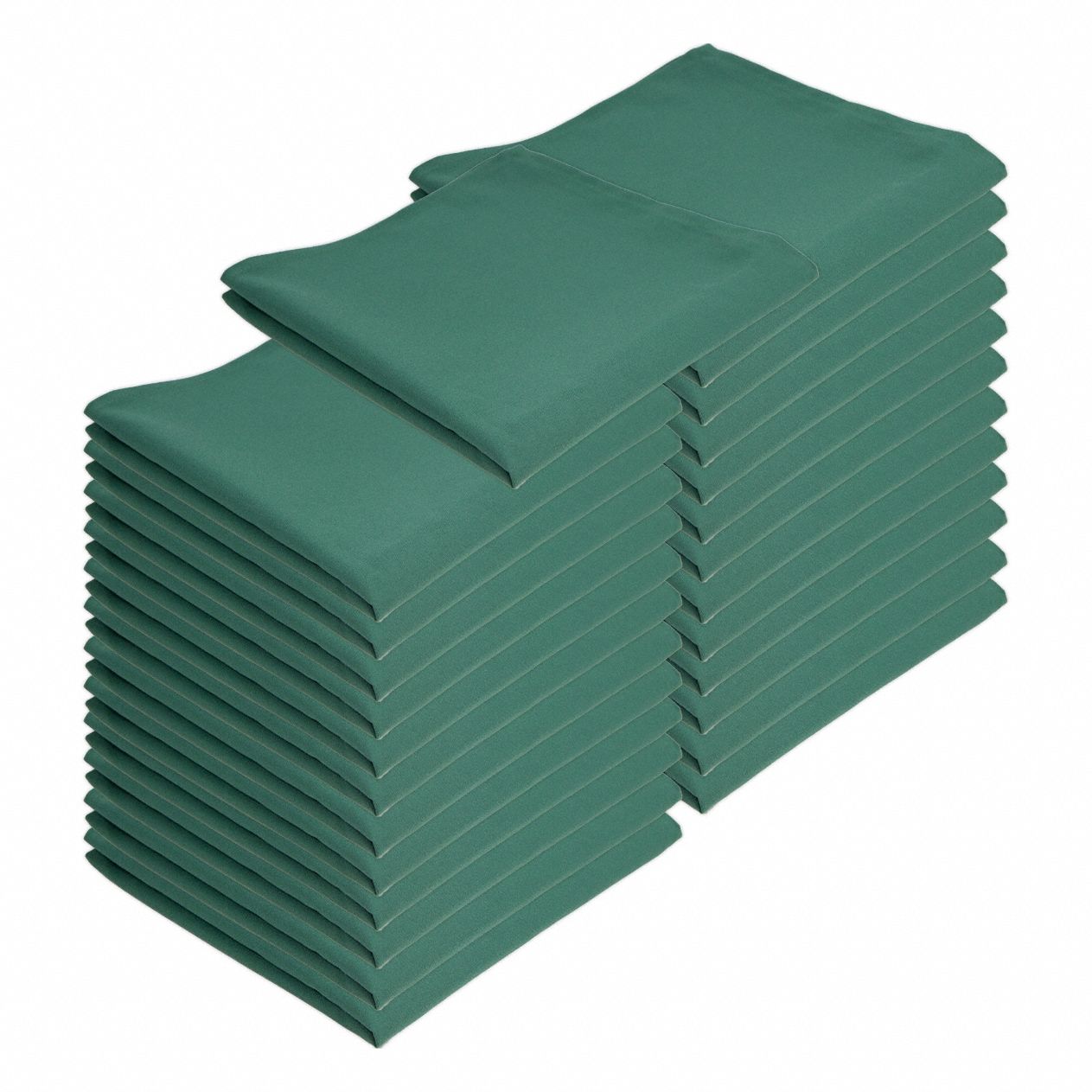 MONARCH, Green, 20 in, Table Linens - 813WY5|PNP-NAP-GREEN-25 - Grainger