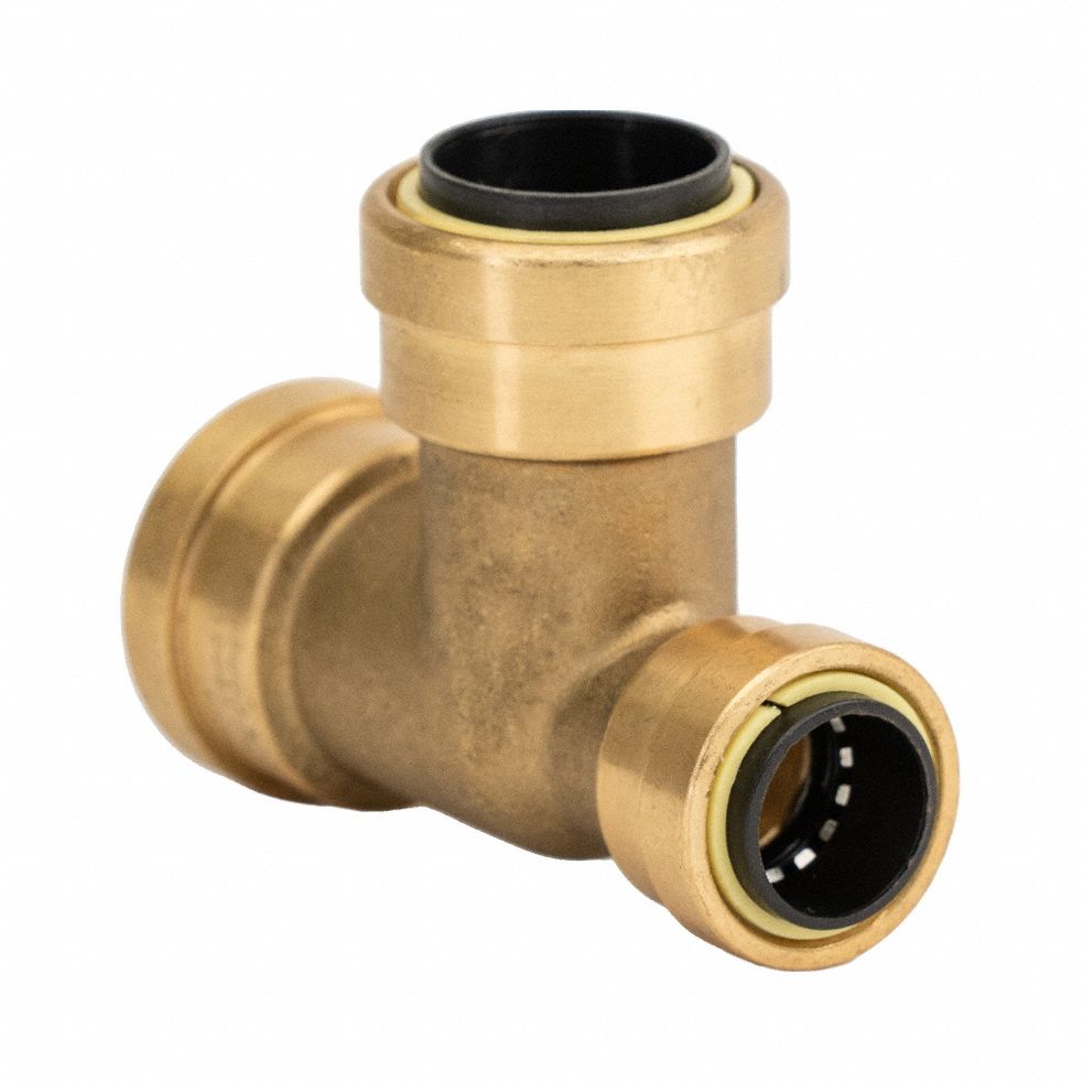 Push-Fit Tee Fitting - 880GU1|LF825R - Grainger