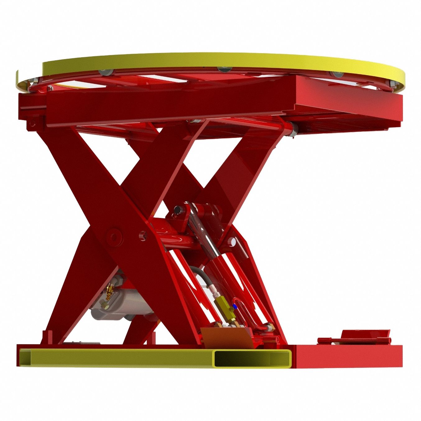 SOUTHWORTH, Wt Actuated, 4,000 lb Load Capacity, Pallet Positioner and ...