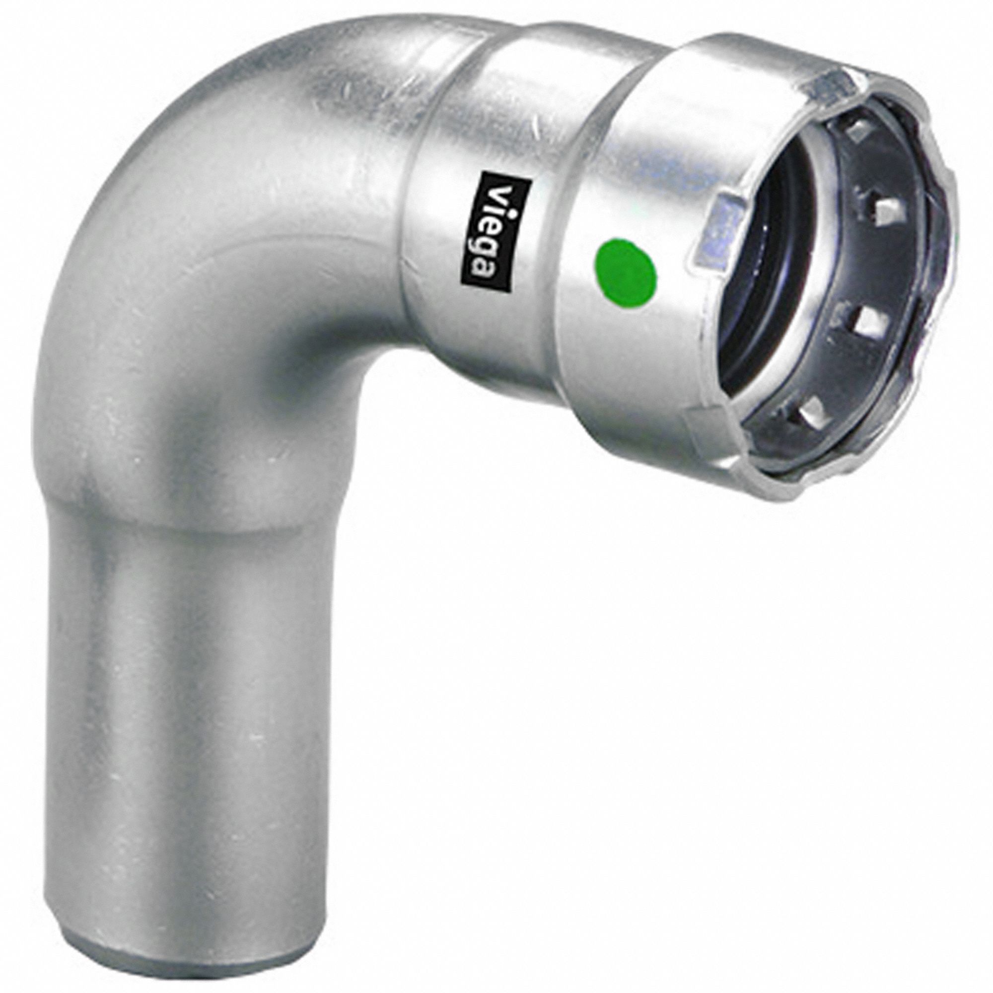 VIEGA MEGAPRESS, 1 1/4 in Pipe x 1 1/4 in Pipe Size, FTG x FTG, Crimp ...