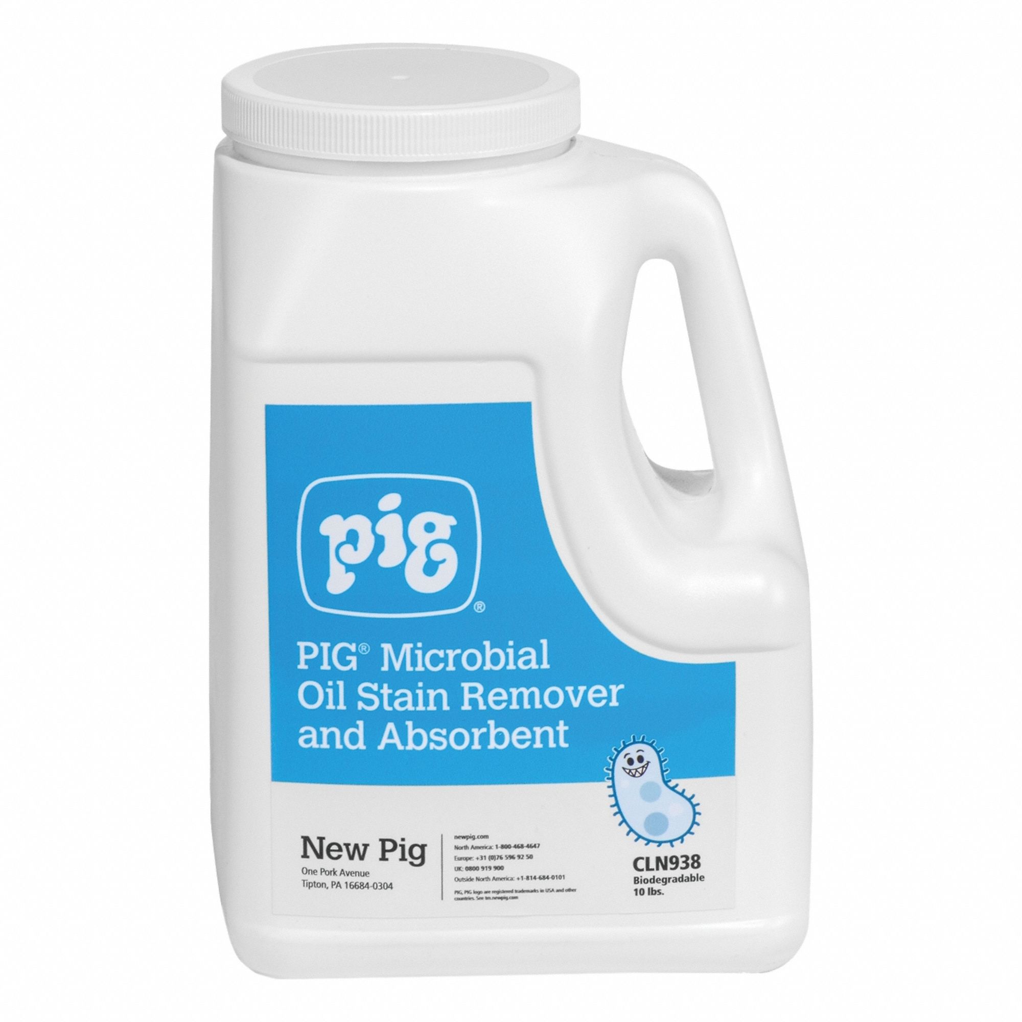 PIG, 10 lb Container Size, Shaker Bottle, Oil-Eating Microbes - 857PK1 ...