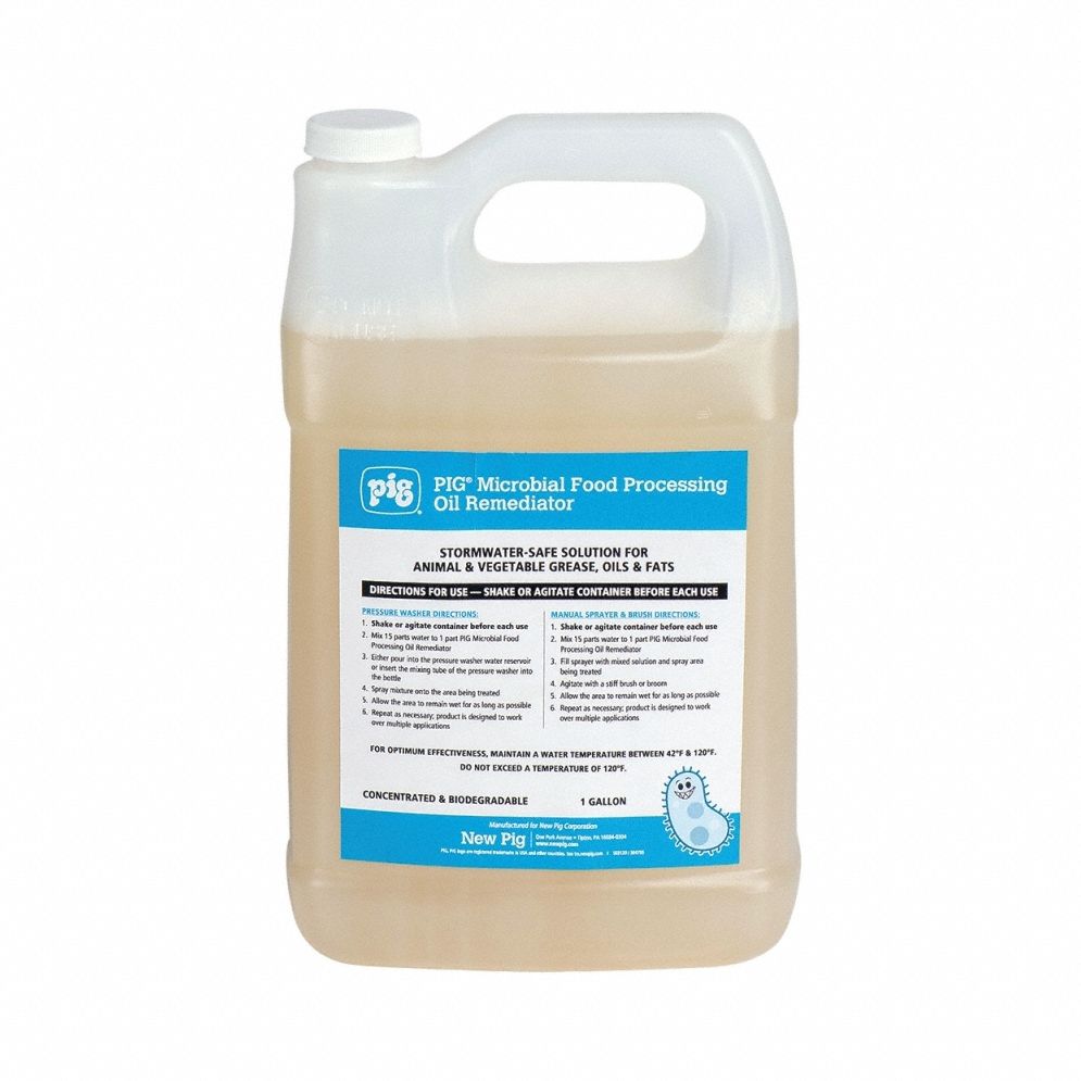 PIG, Jug, 1 gal, Grease Trap Treatment - 861YR0|CLN940 - Grainger