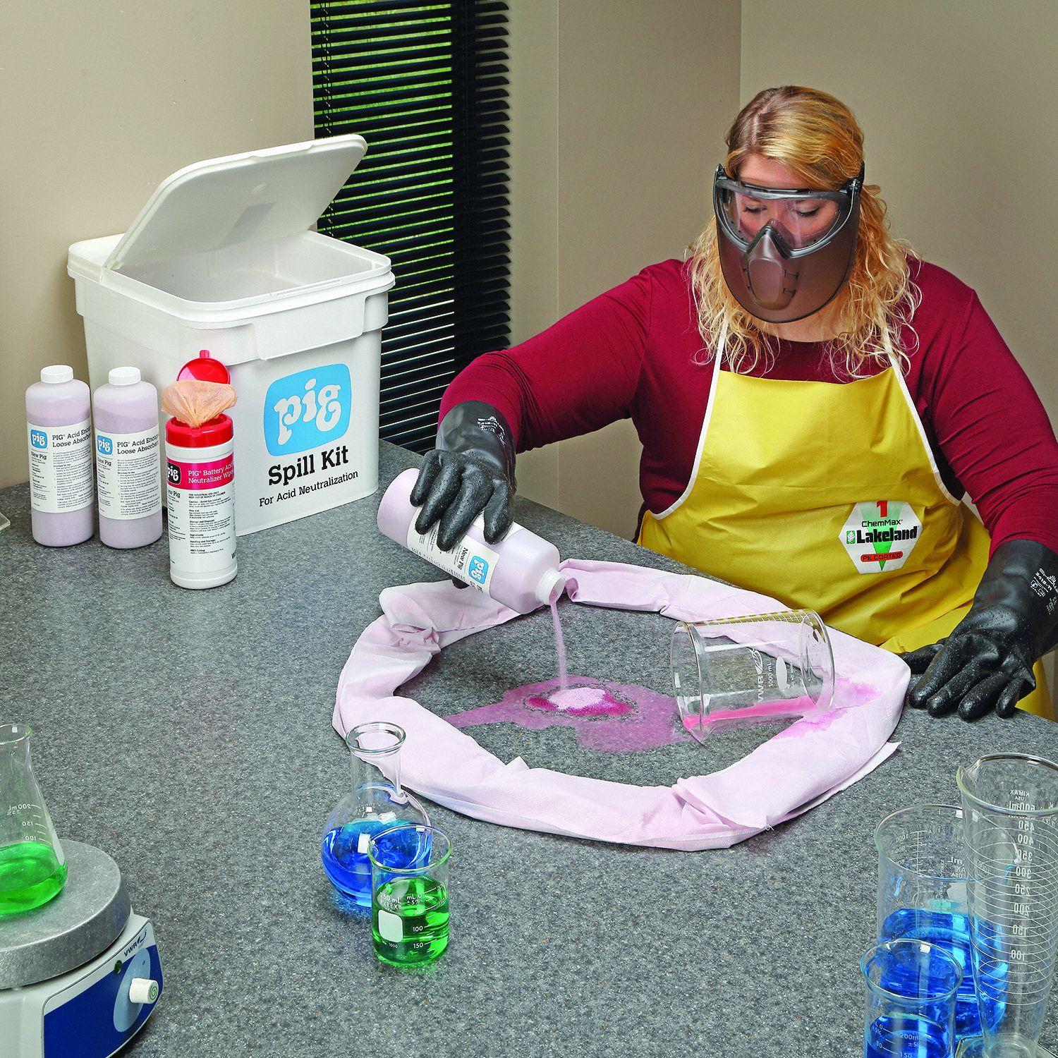 PIG, 12 gal Container Capacity, Bucket, Spill Kit - 30RE66|KIT399 ...