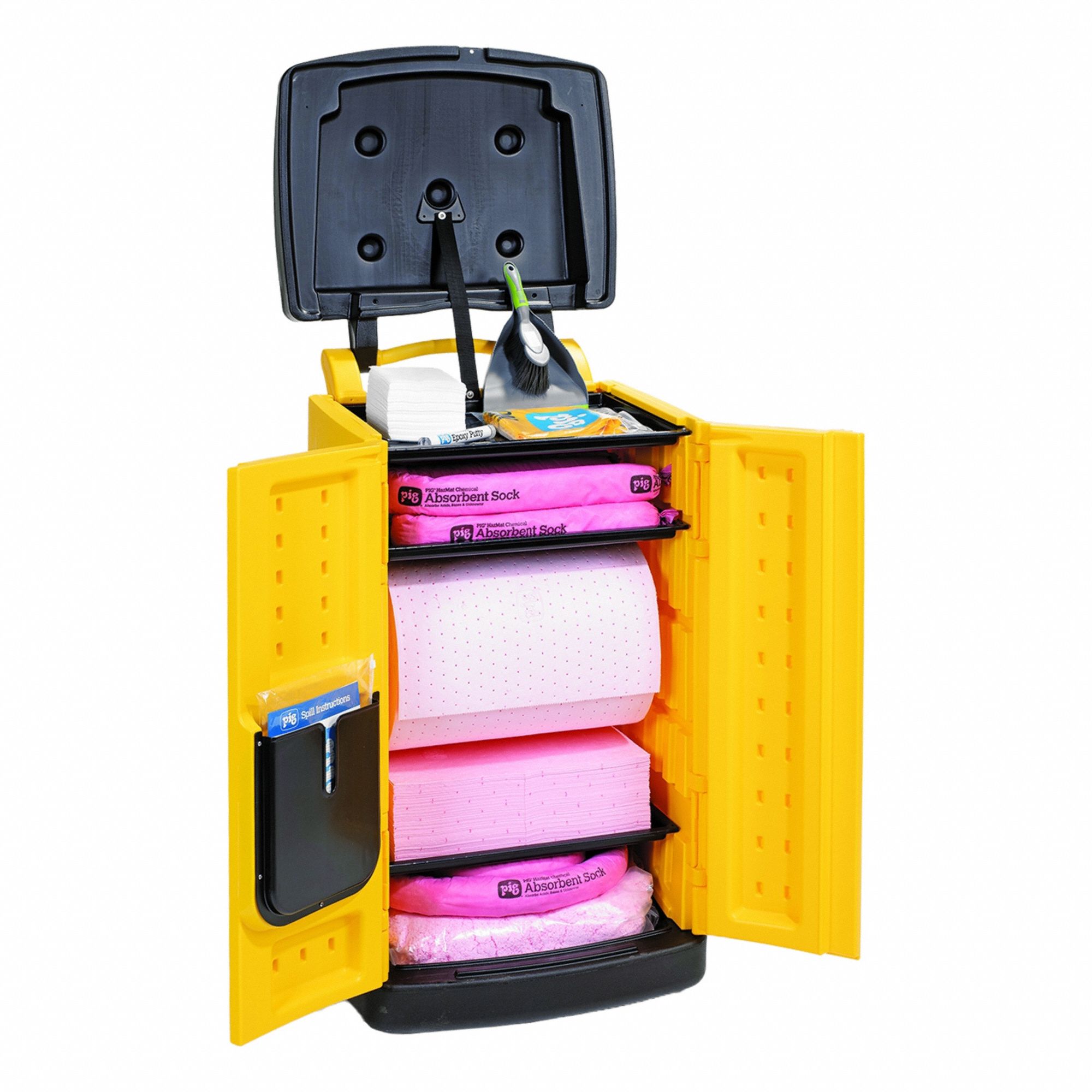 PIG, Cart, 48 gal Volume Absorbed Per Kit, Spill Kit - 55VE33|KIT822 ...