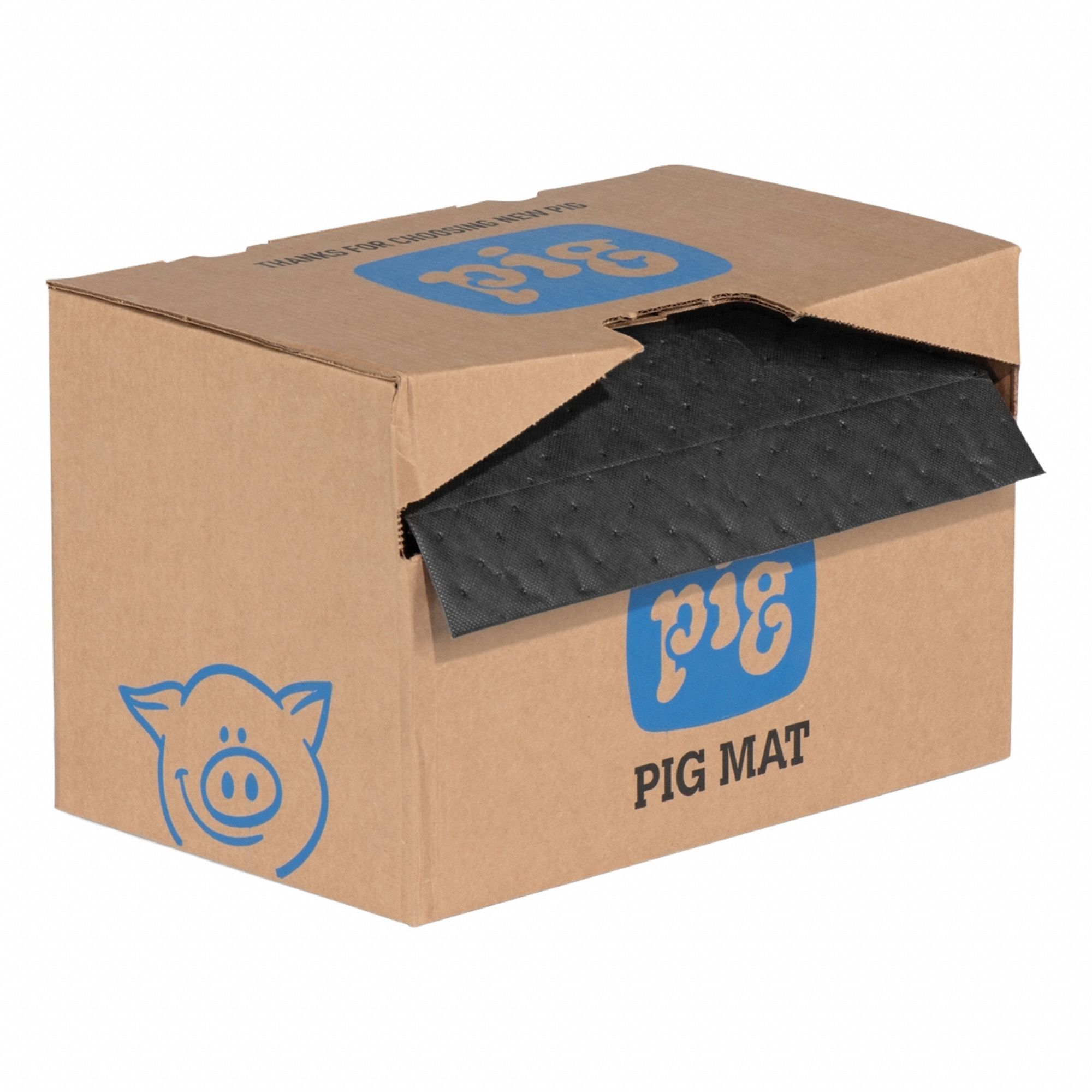 PIG, 80 ft Lg, 16 in Wd, Sorbent Roll - 858CD6|MAT2901 - Grainger