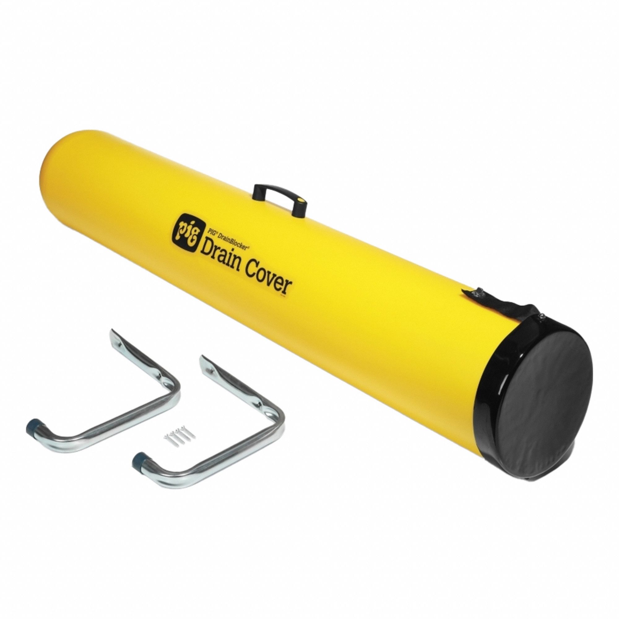 PIG, 9 3/8 in Dia, 9 3/8 in Ht, Drain Seal Storage and Carry Case ...