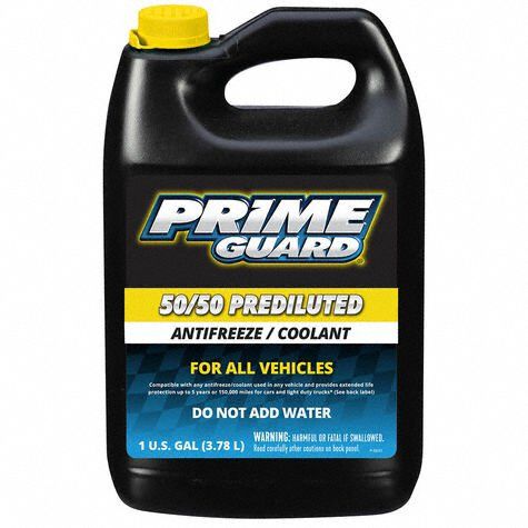PRIME GUARD, Pre-Diluted 50/50, 1 gal Container Size, Antifreeze ...