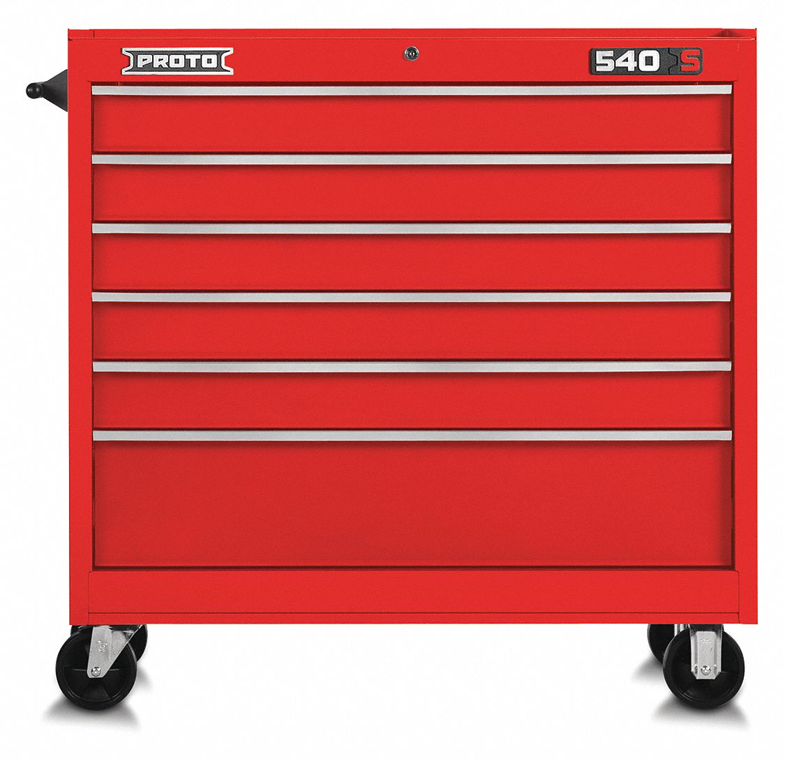 PROTO WrkStation 41" 6 DWR GL Red - Top and Intermediate Tool Chests ...