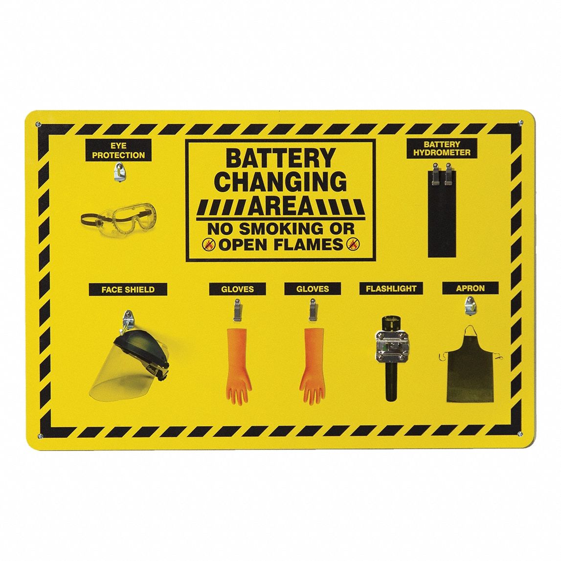 Yellow, 36 in x 24 in, Shadow Board - 803HF6|PSB721XMA - Grainger
