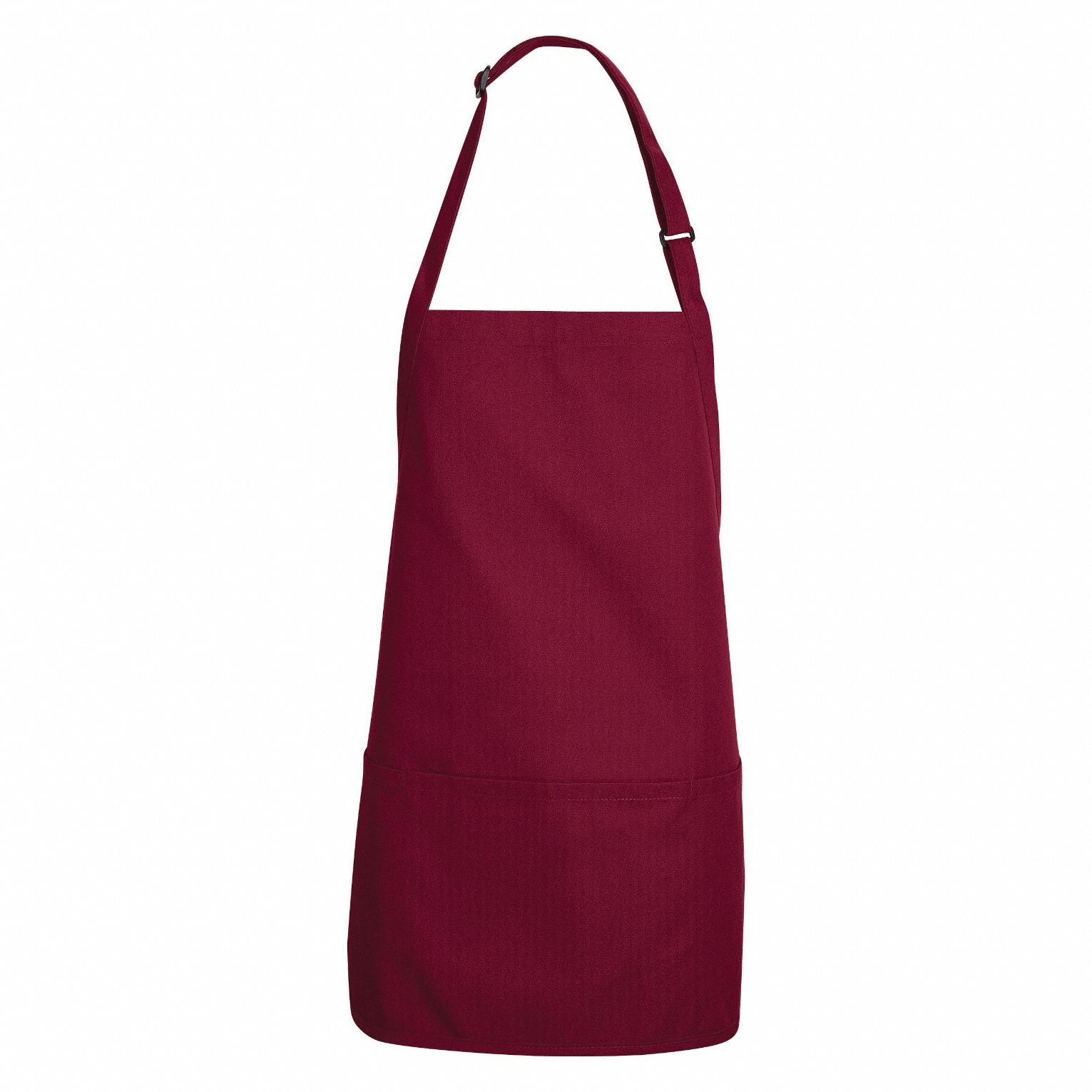 RED KAP, Burgundy, 24 in Overall Lg, Bib Apron - 43X810|TT32BR 28 24 ...