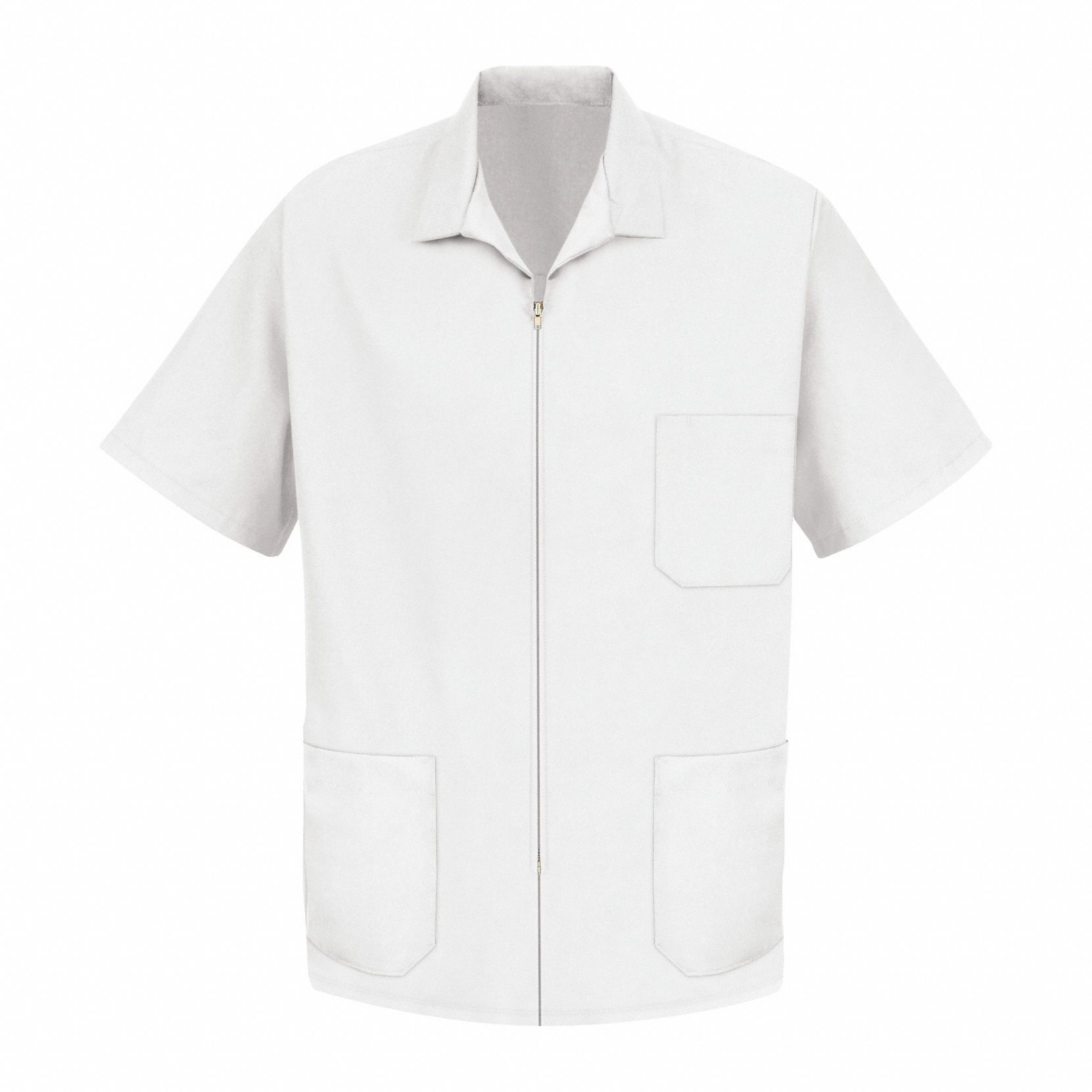 RED KAP, Men's, L, Work Smock - 43N925|KP44WH SS L - Grainger