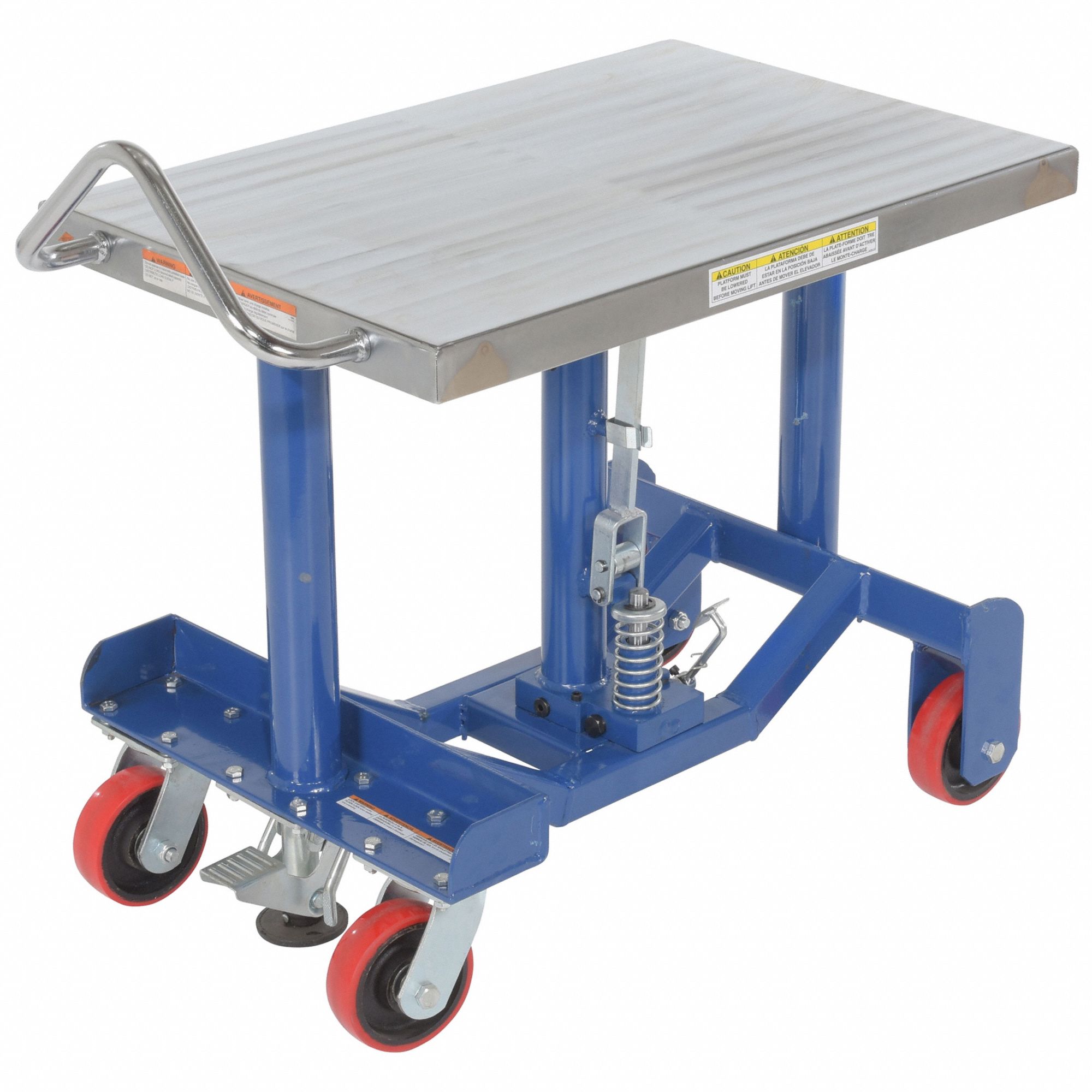 VESTIL, Low Profile Post Lift Table,1000 lb. - 44RR39|PT12-10 - Grainger