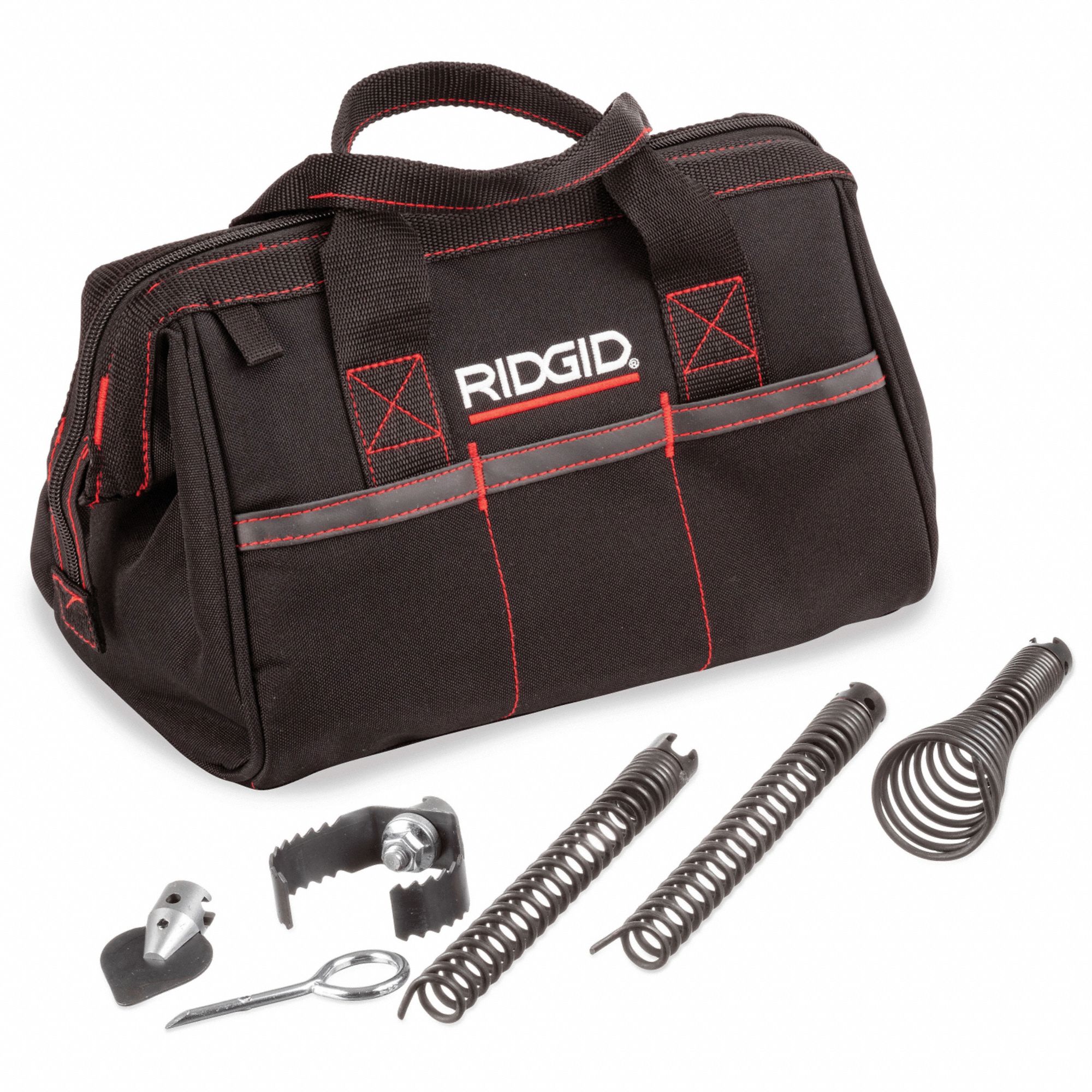 RIDGID, 3 Augers, 2 Cutters, Drain Cleaning Attachment - 800CP6|61625 ...