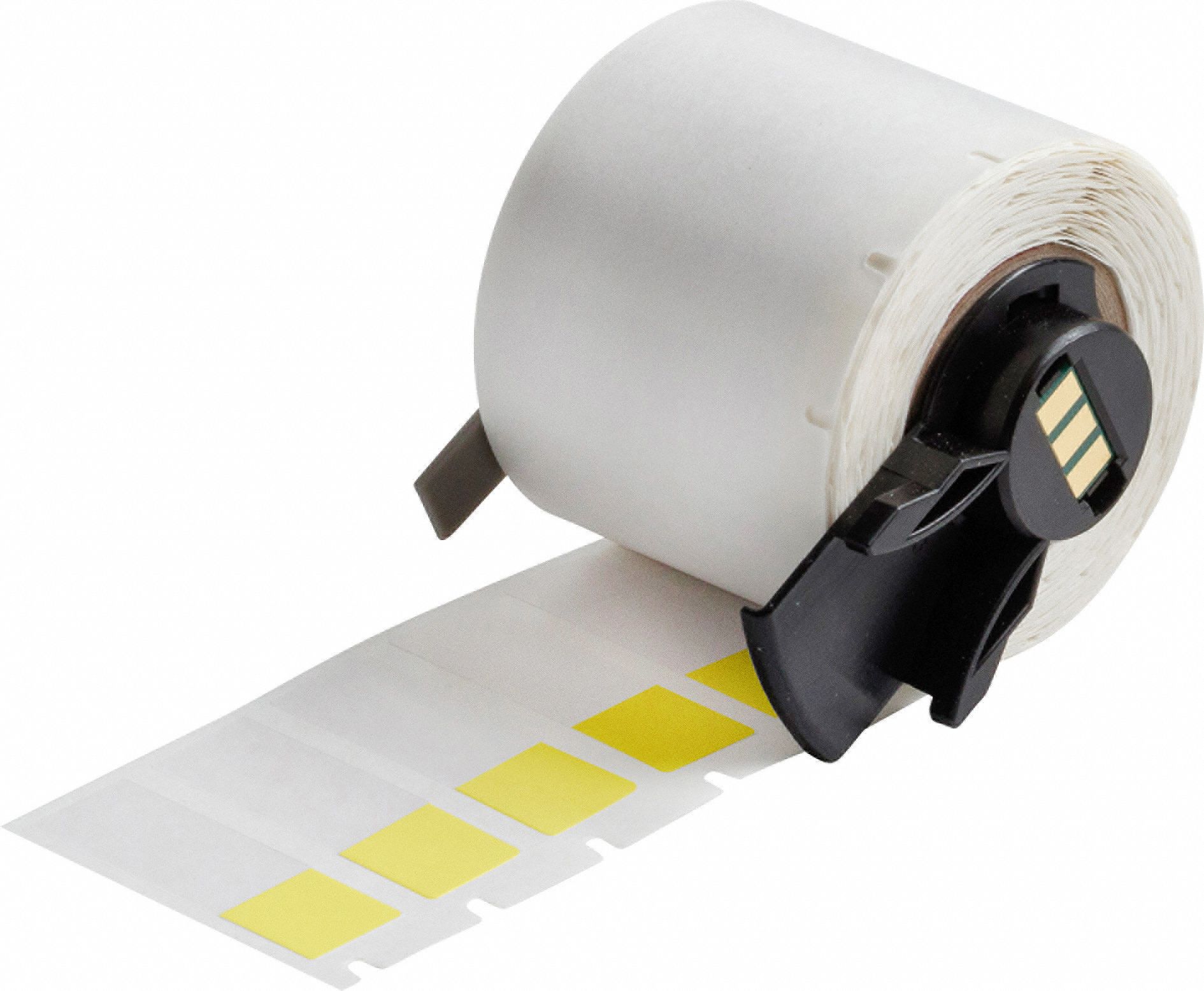 1 1/2 in x 1/2 in, 1/2 in, Wraparound Label - 803P18|M6-29-427-YL ...