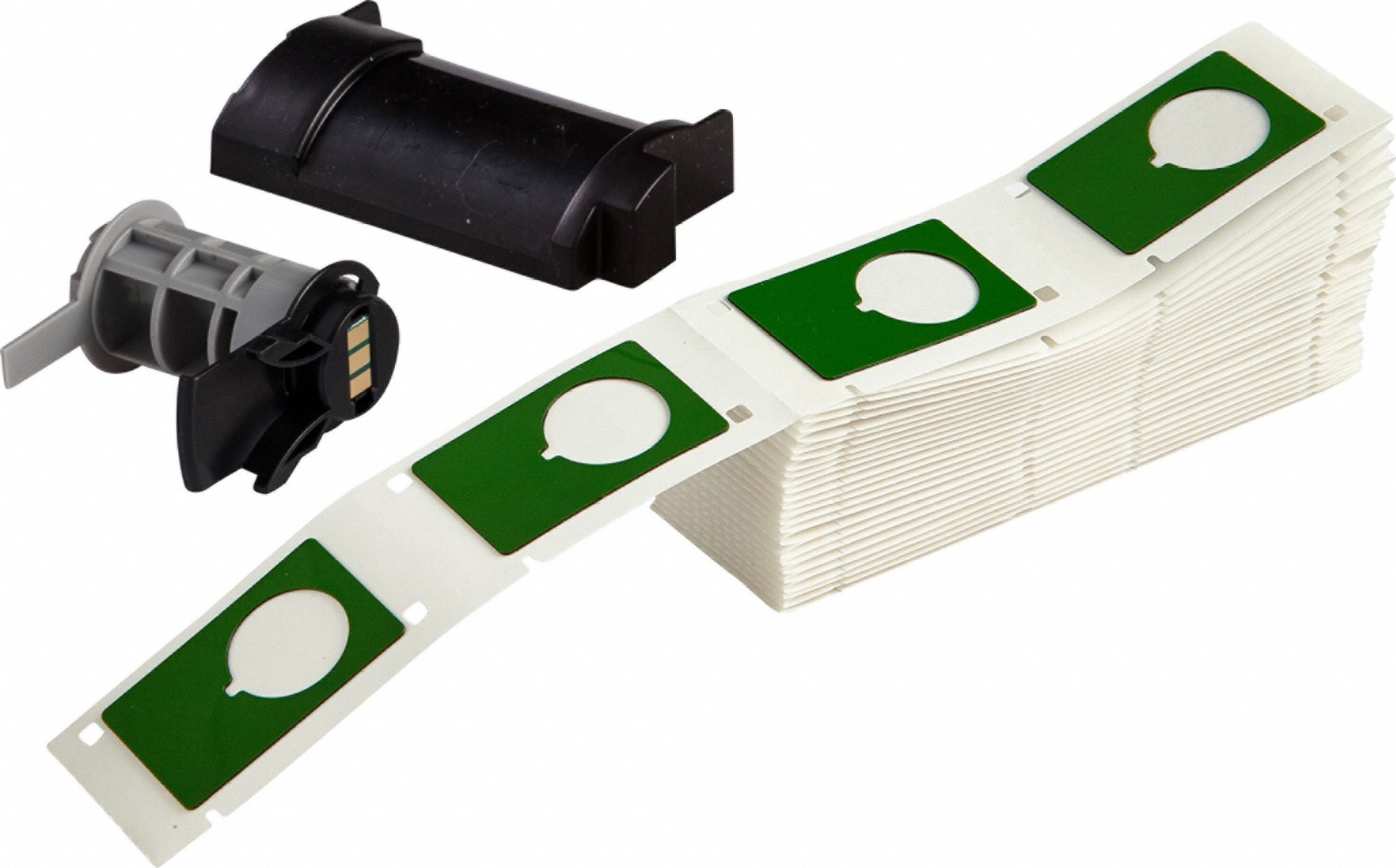 No Precut Hole, 1 29/32 in x 1 13/64 in, Label - 803NH2|M6-168-593-GN ...