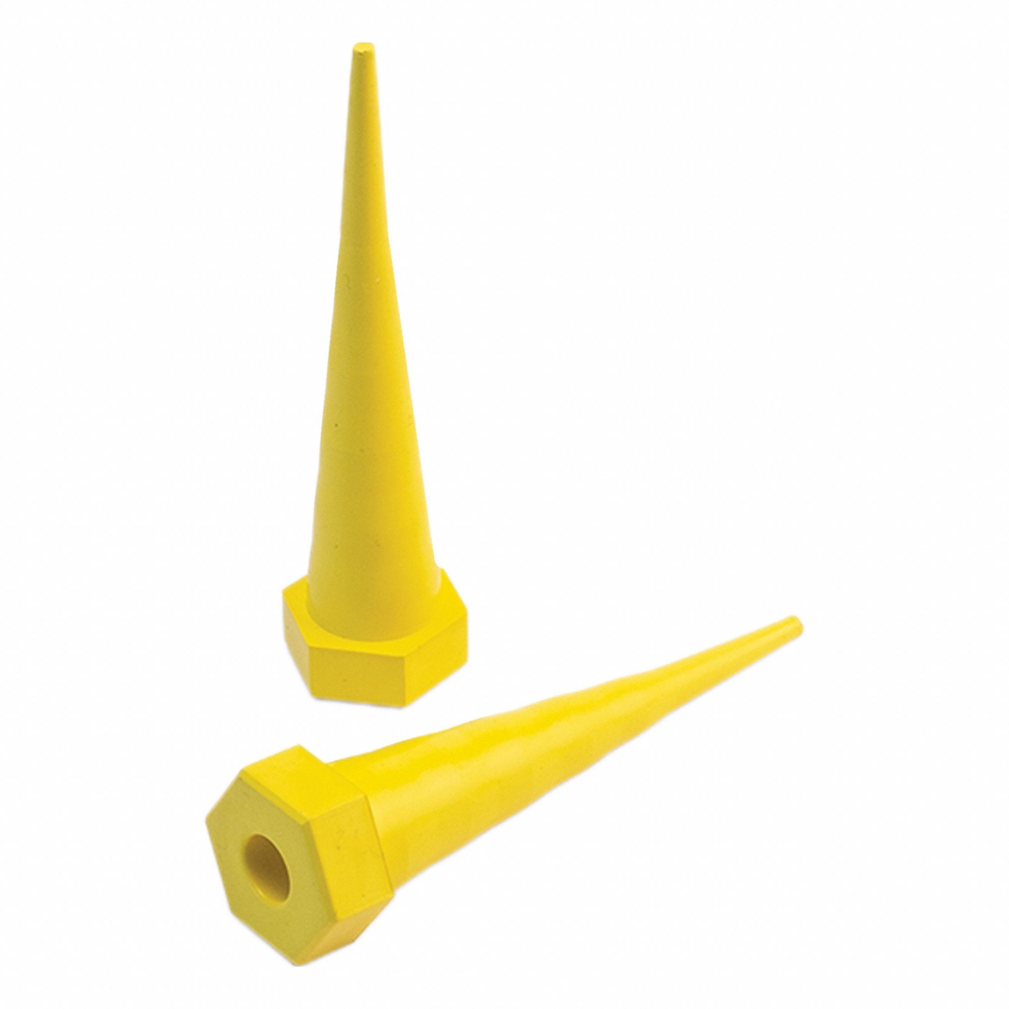 Rubber, Yellow, Tapered Plug - 875H44|PTSP-ST - Grainger