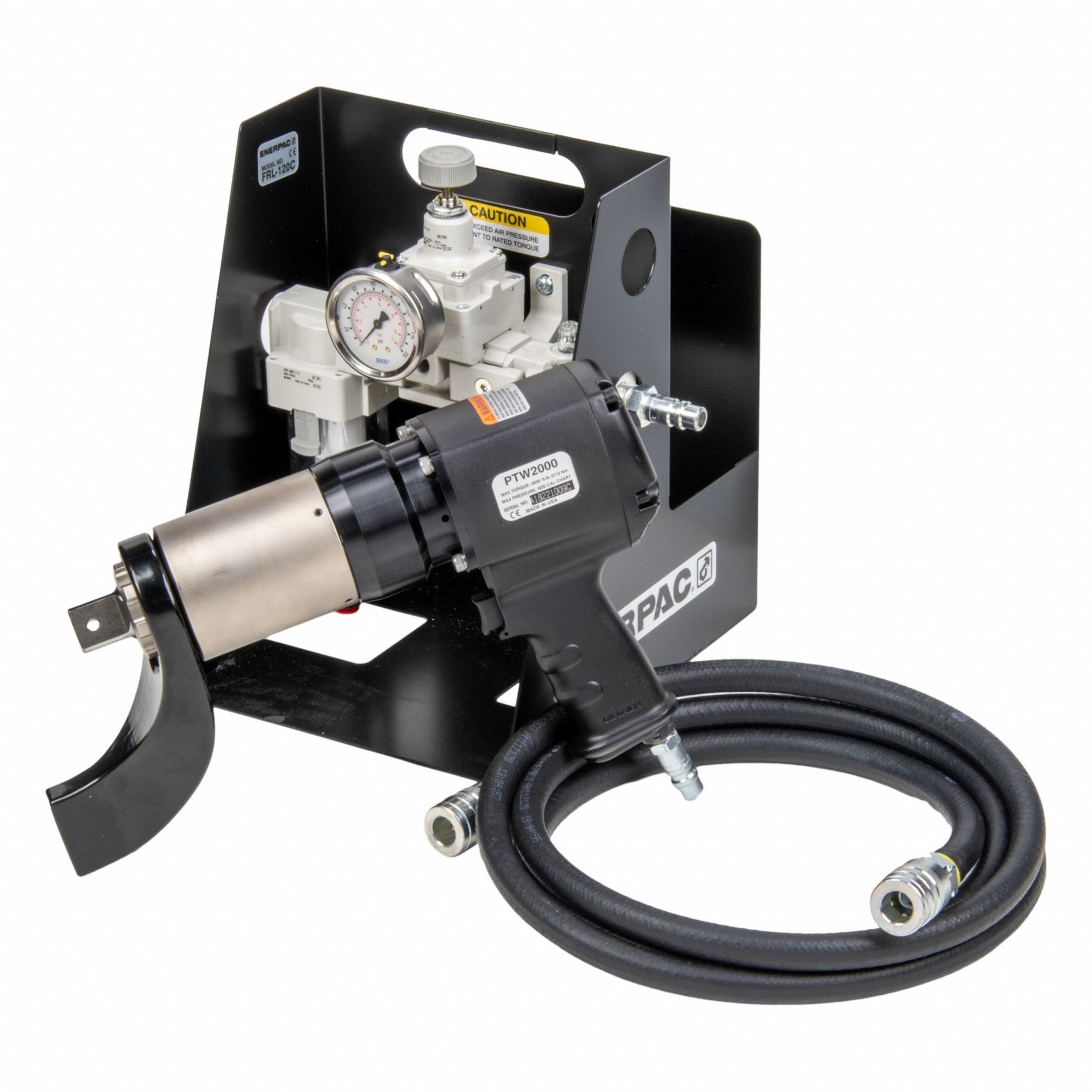 ENERPAC, 1 in Drive Size, Through Hole, Pneumatic Torque Wrench ...