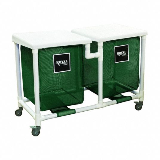 ROYAL BASKET TRUCKS, PVC Liner, Green, PVC Hamper - 824AZ5|G35-EEX-H2N ...
