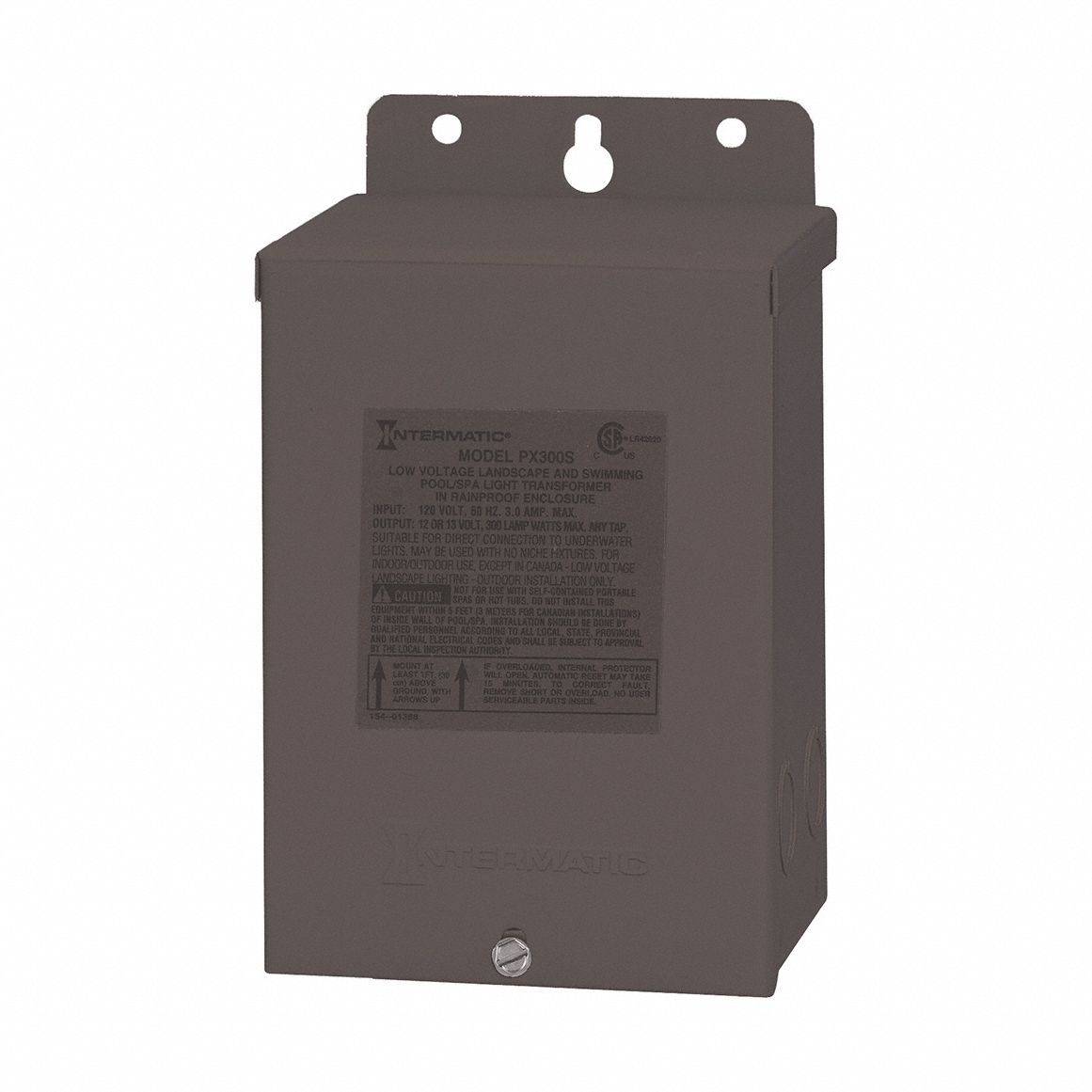 INTERMATIC, 300 W Max Power Consumption, 120V AC, Pool Light ...