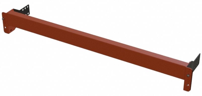 HUSKY, 96 in x 2 1/2 in x 3 1/2 in, 16 ga, Pallet Stop Beam - 60TR39 ...