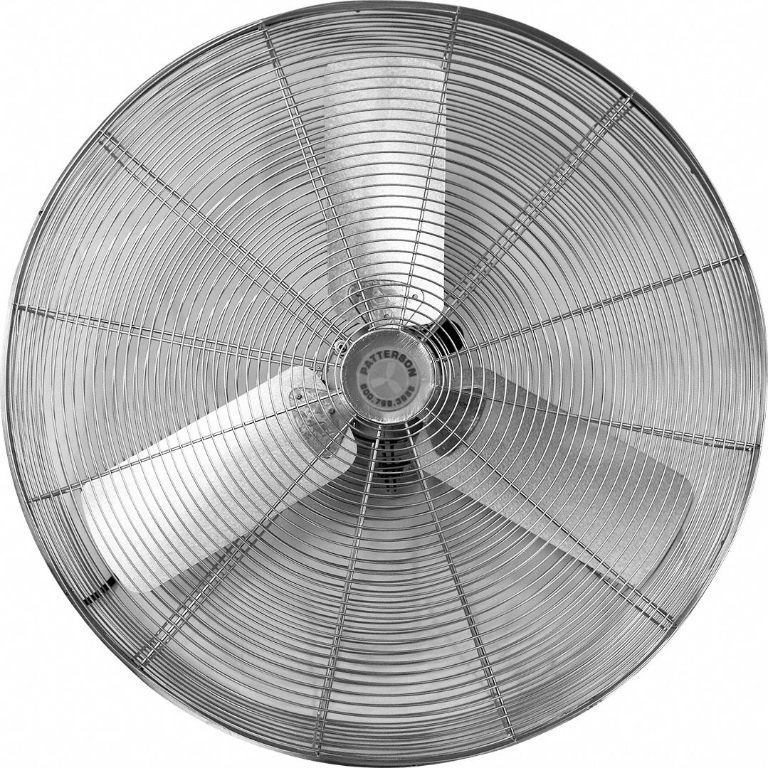 PATTERSON, 30 in Blade Dia, 1 Speeds, Fan Head - 393MK5|FPC30A-SS-TEAO ...