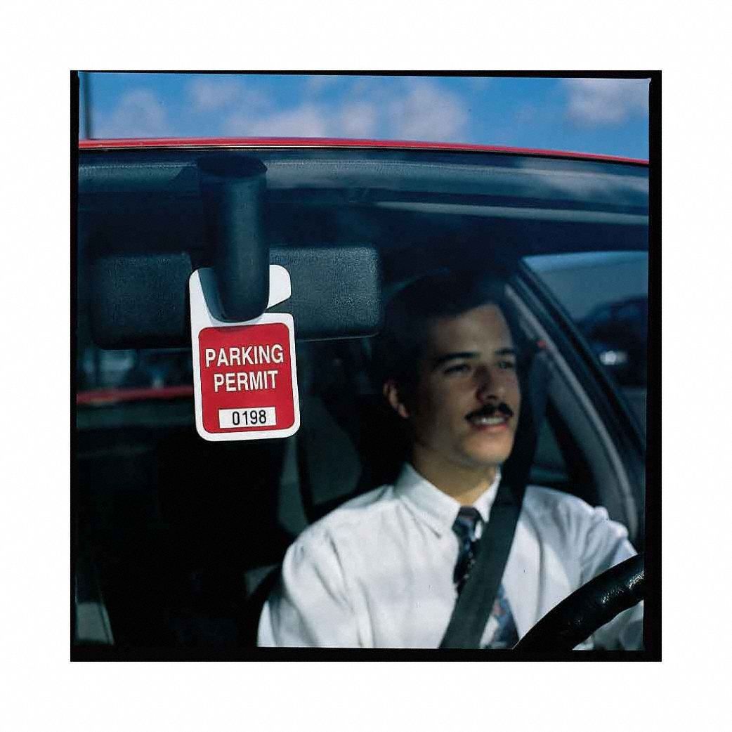 Parking Permit, 2 3/4 in Overall Wd, Parking Permit - 3TMF7|96277 ...