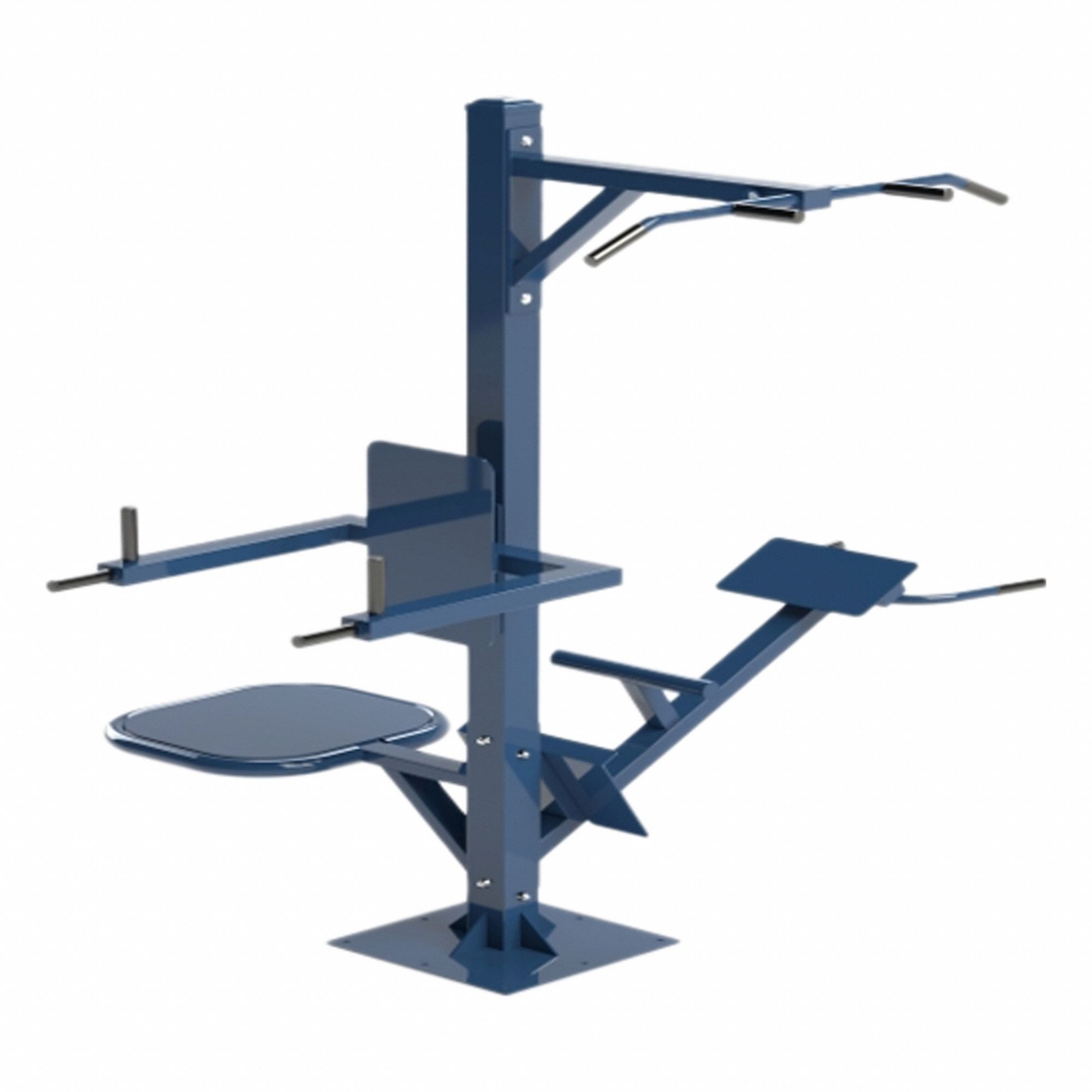 TRIACTIVE USA, 92 in Overall Ht, 72 in Overall Lg, Four Person Modular ...