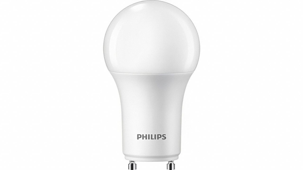 PHILIPS, 2-Pin (GU24), LED, A19 LAMP GU24 BASE - 827DD7|8.8A19/PER/930 ...