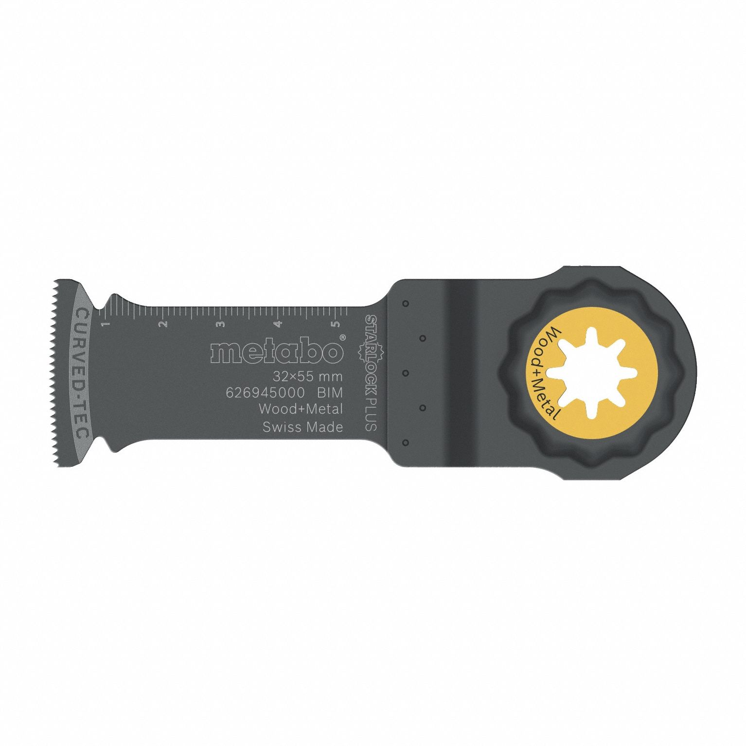 METABO, 1 1/4 in Blade Wd, 2 3/8 in Overall Lg, Oscillating Tool Blade ...