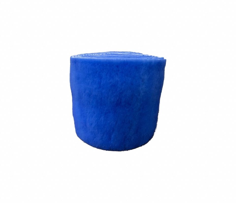 GRAINGER Rollo de Medios de Filtración Poliéster Azul/Blanco MERV 7 ...