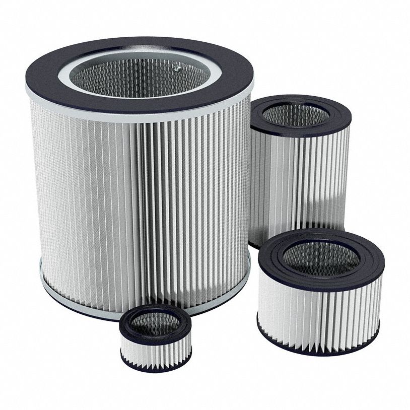 SOLBERG, Polyester, 11.63 in Overall Ht, Filter - 813XK3|2541 - Grainger