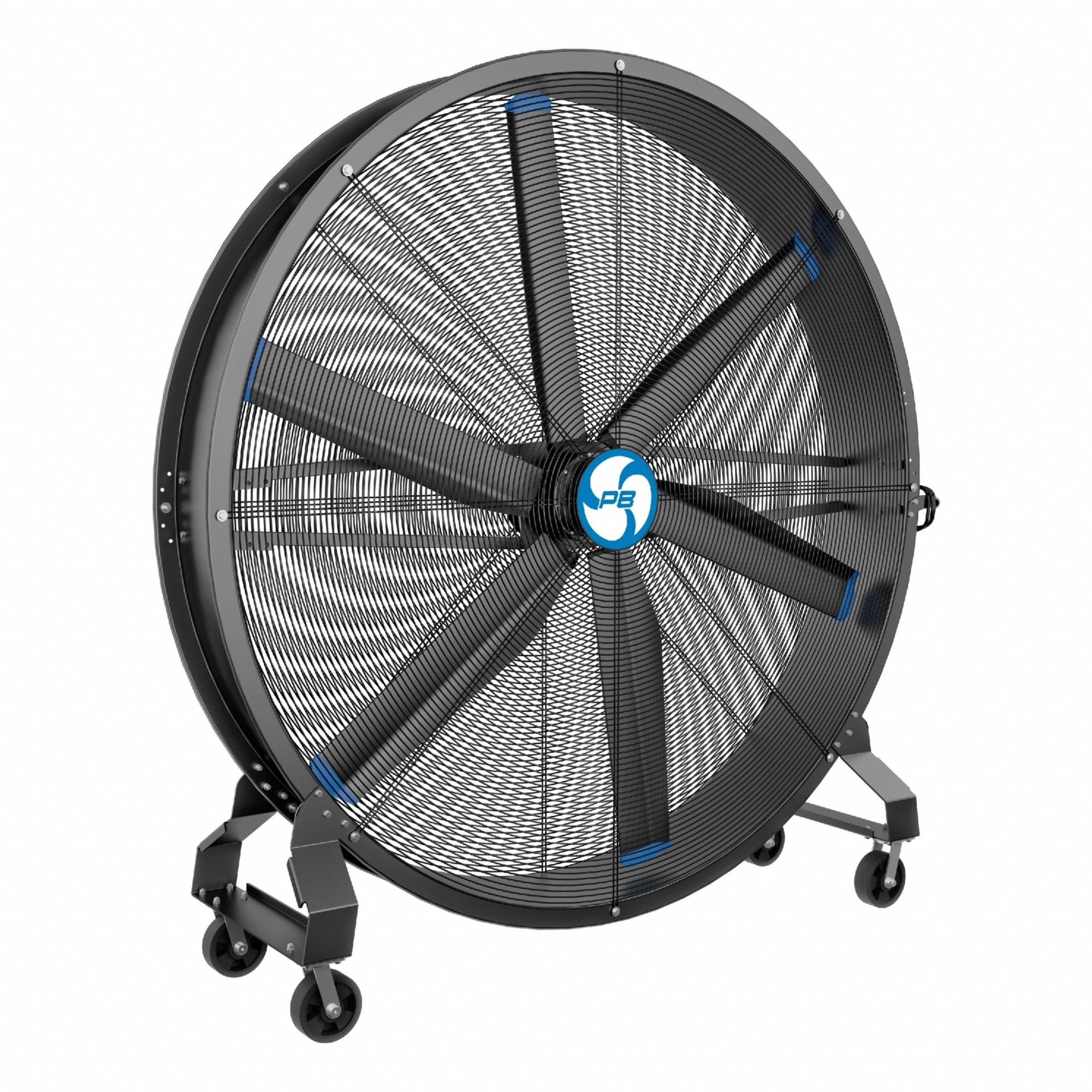 POWER BREEZER, 6 1/2 ft Blade Dia, Variable Speeds, Industrial Fan ...
