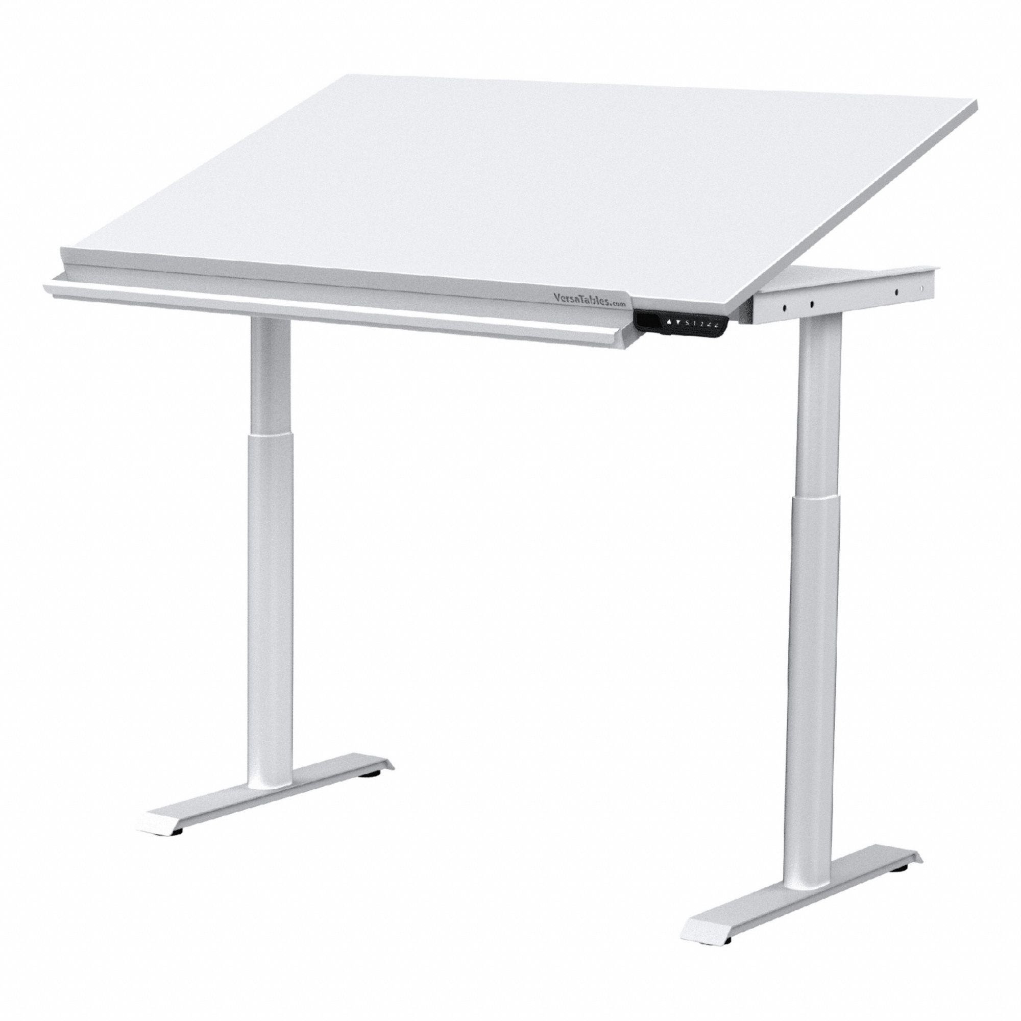 VERSADESK, High Gloss, 48 in Overall Lg, Drafting Table - 875LN7 ...